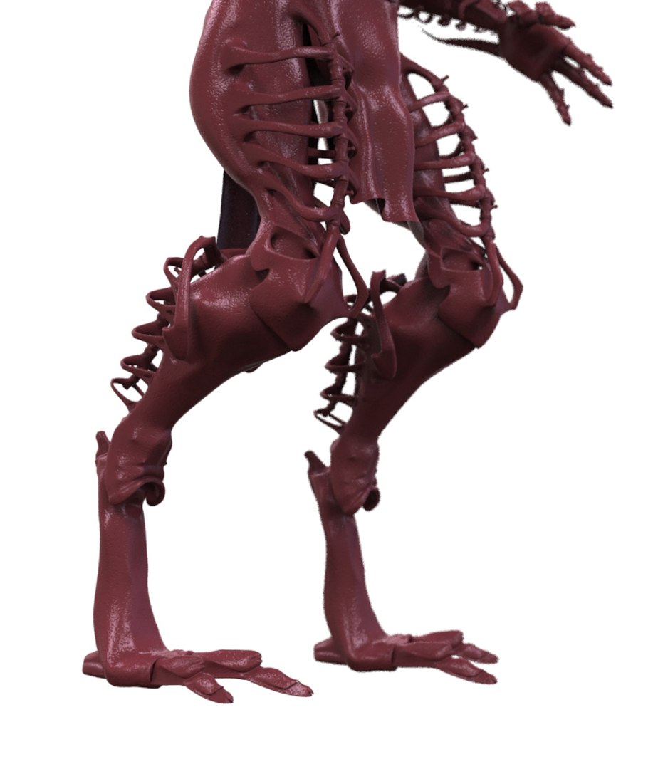3d Model Skeleton Monster