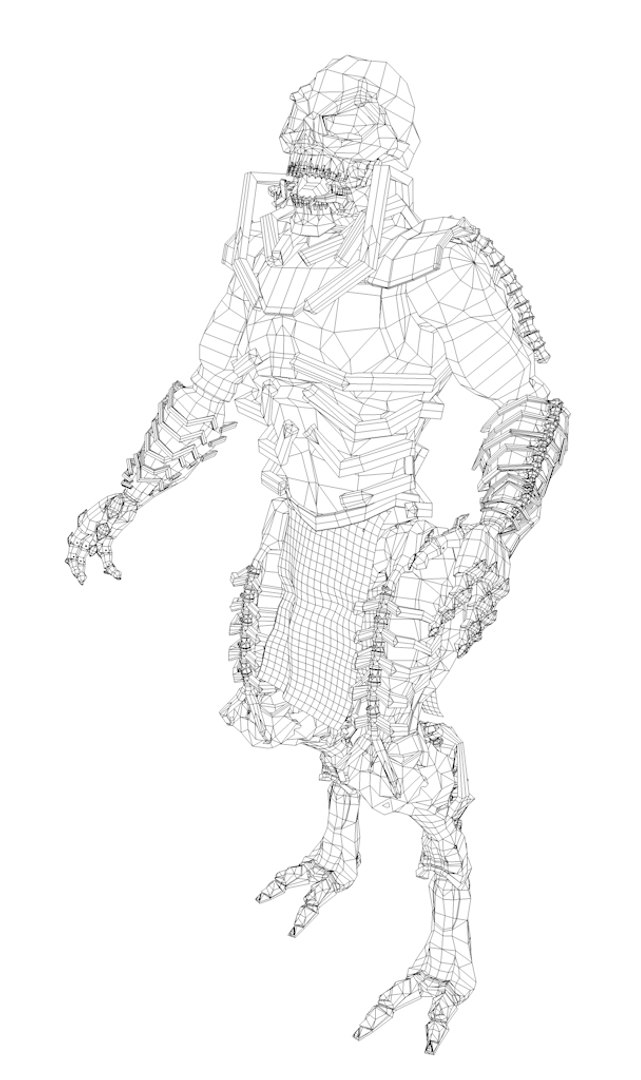 3d Model Skeleton Monster