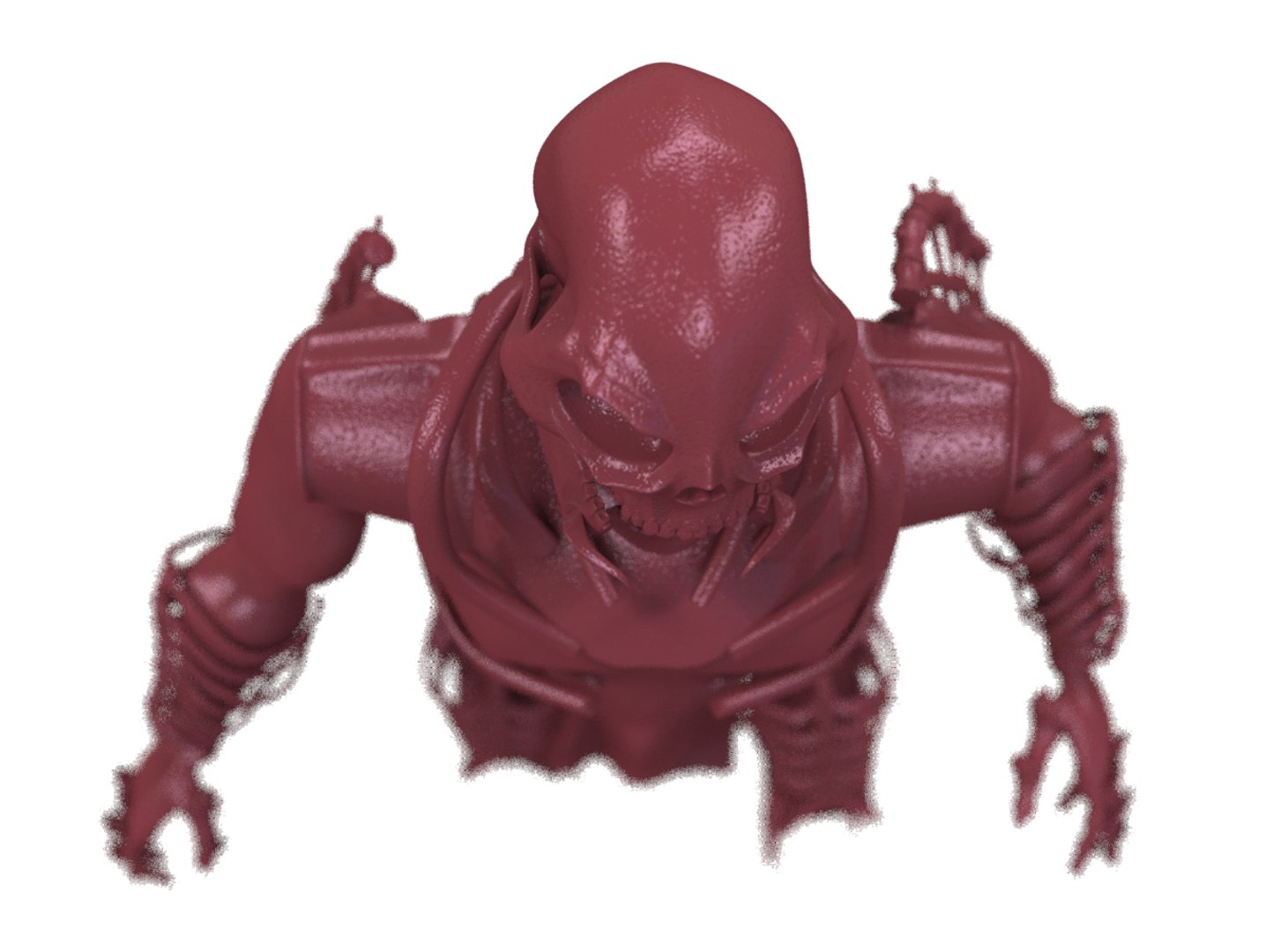 3d Model Skeleton Monster