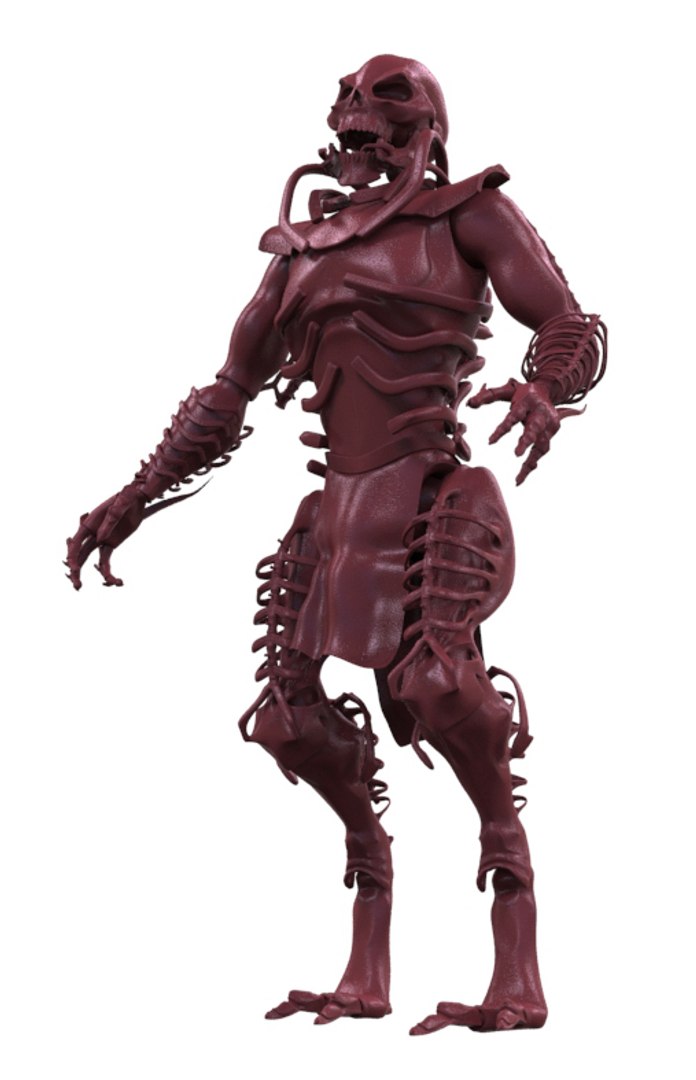 3d Model Skeleton Monster