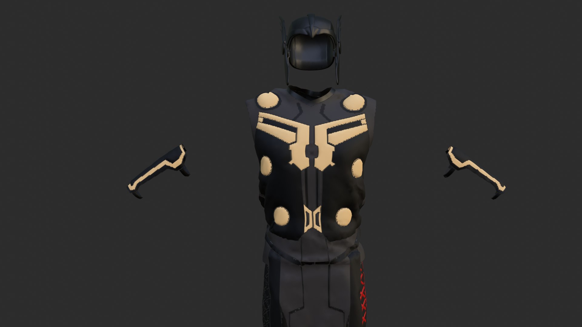 Thor Costume 3D Model - TurboSquid 1901661