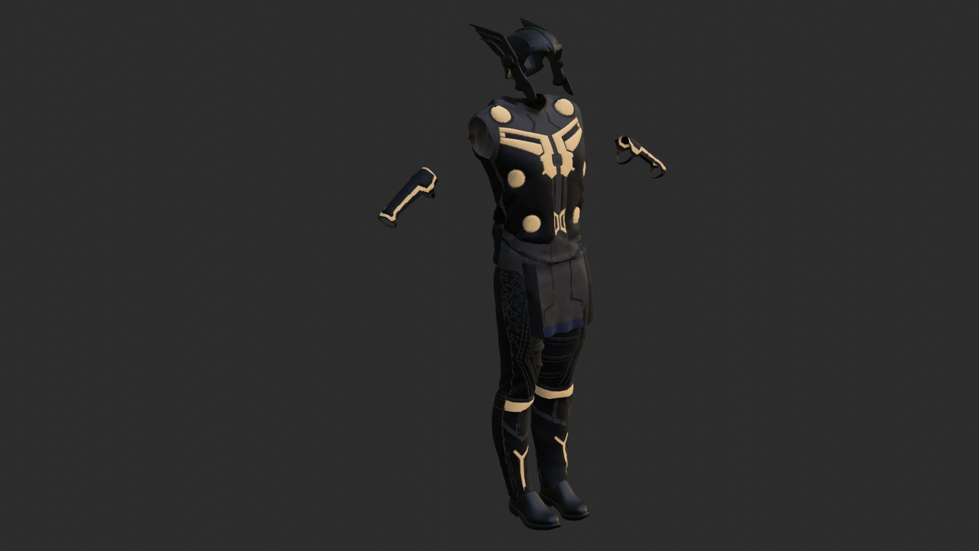 Thor Costume 3D Model - TurboSquid 1901661
