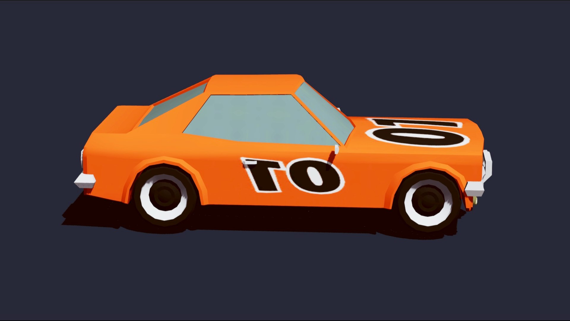 Free cartoon car model - TurboSquid 1493577