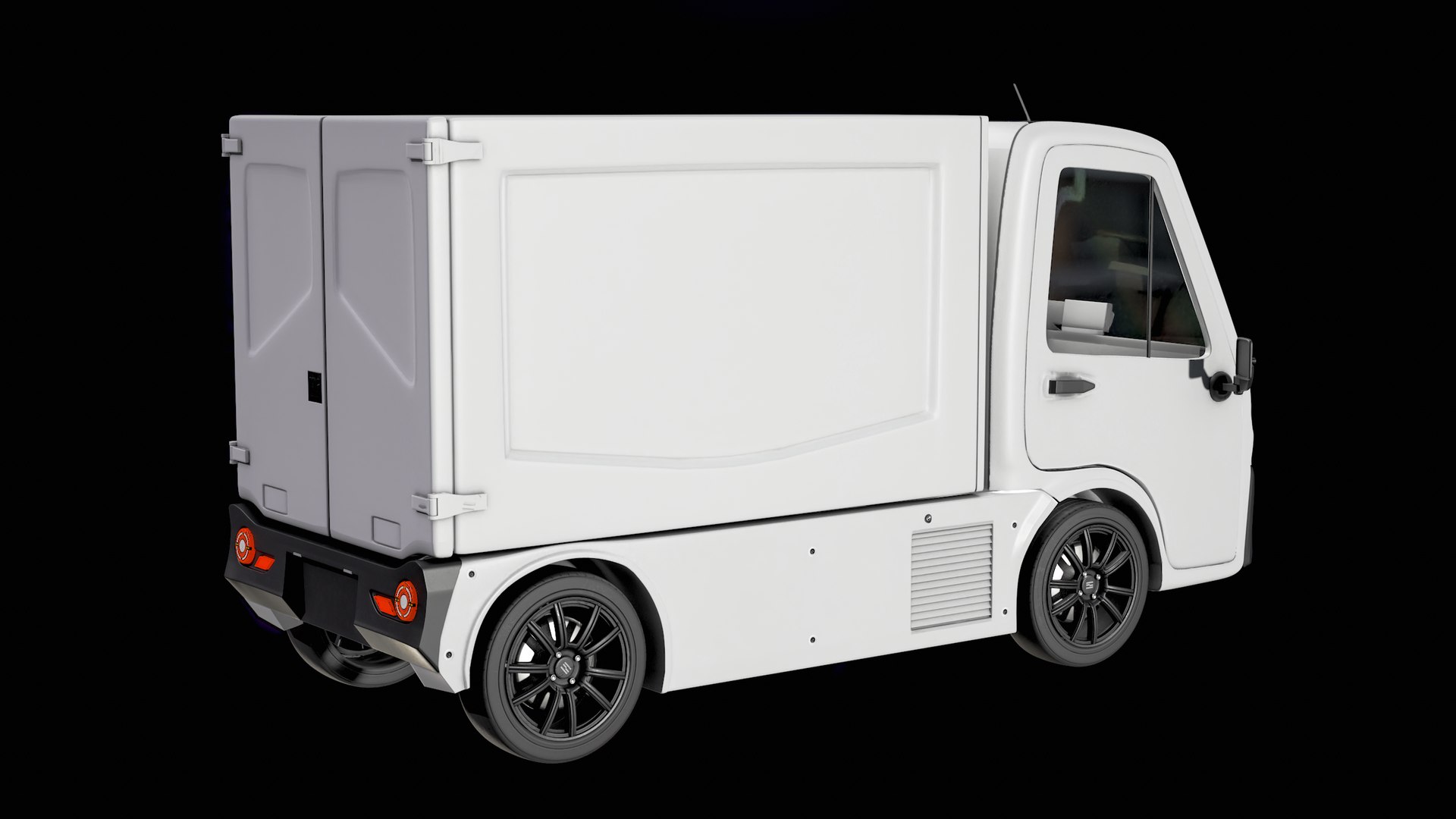 Cargo Van Vehicle Sevic V500E PBR 3D - TurboSquid 2071168