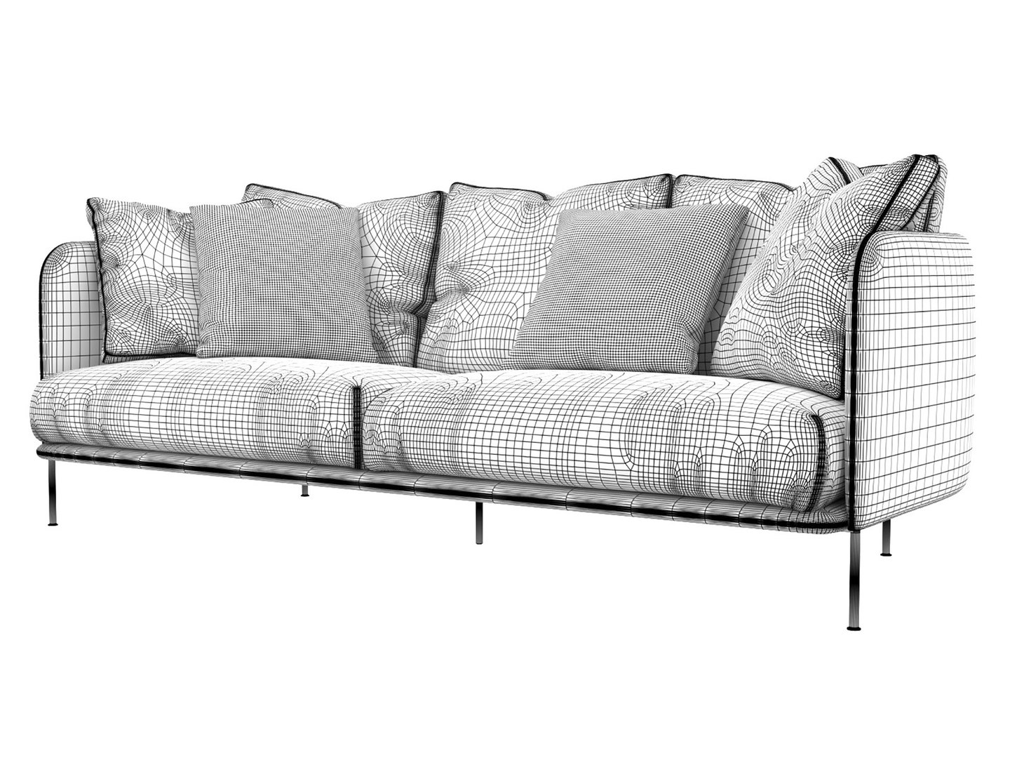 3D Bonnet Grand Sofa - TurboSquid 2155946