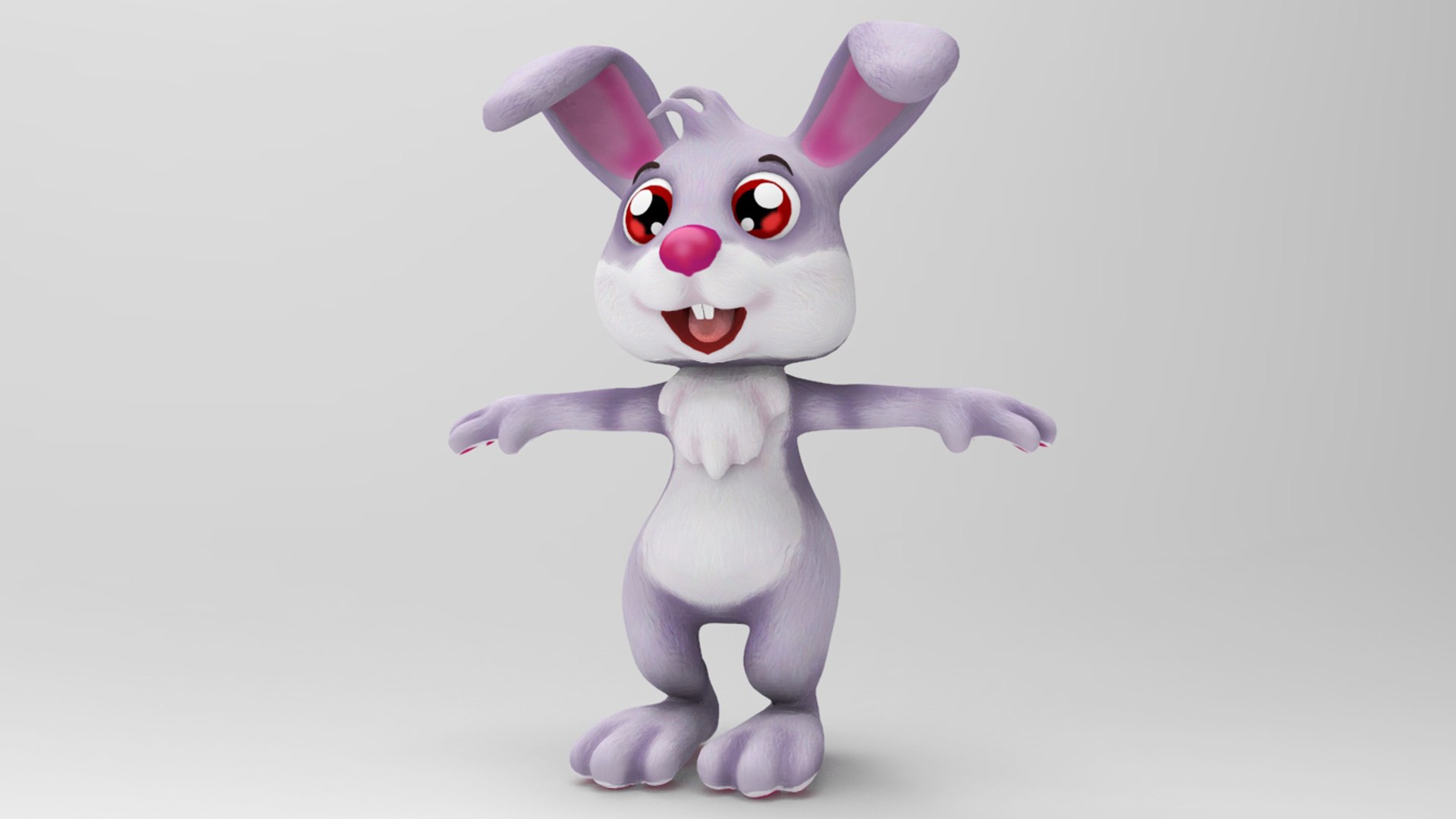 兔子卡通3D模型 - TurboSquid 1837710