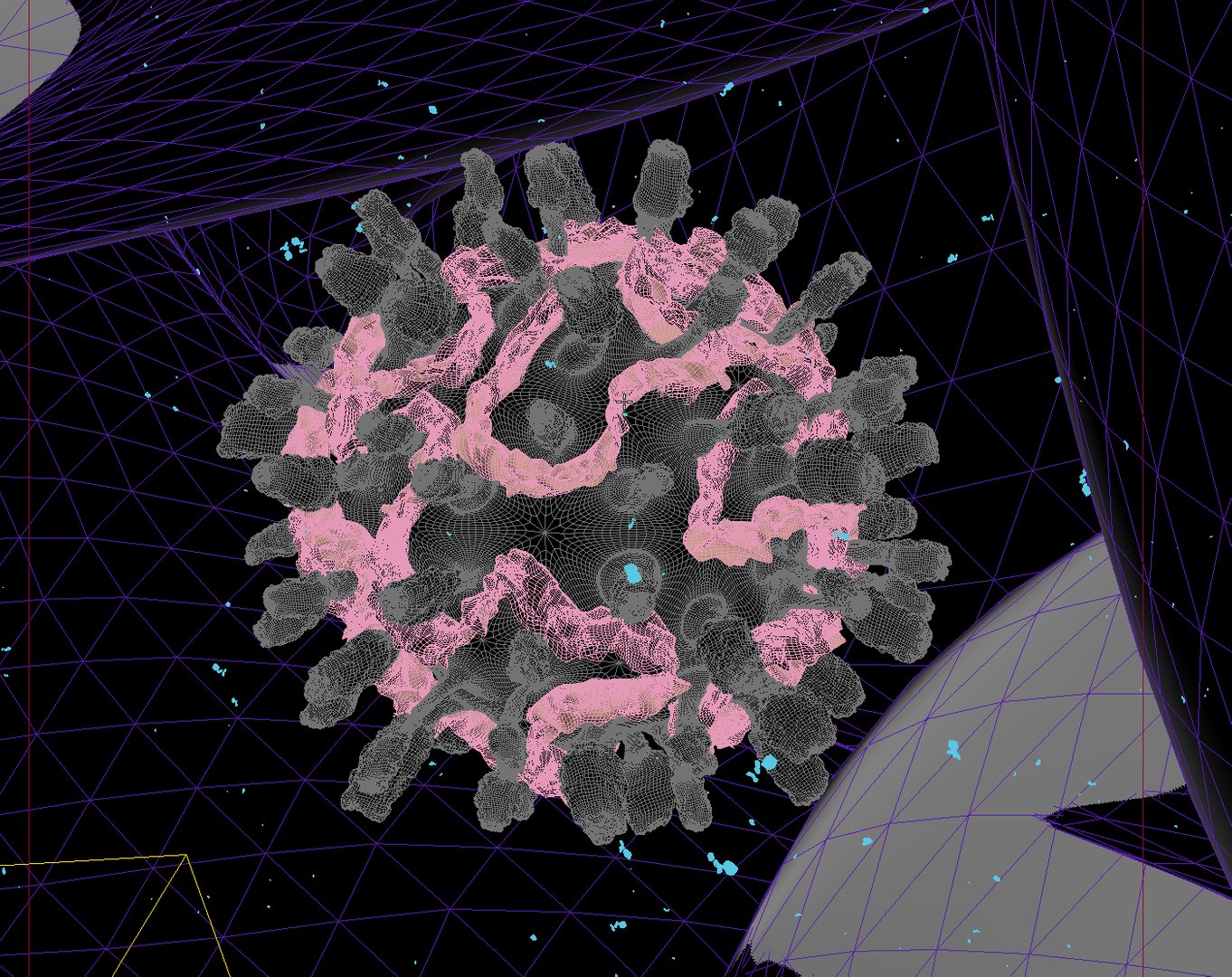 3D Infected Virus Renderer - TurboSquid 1530086