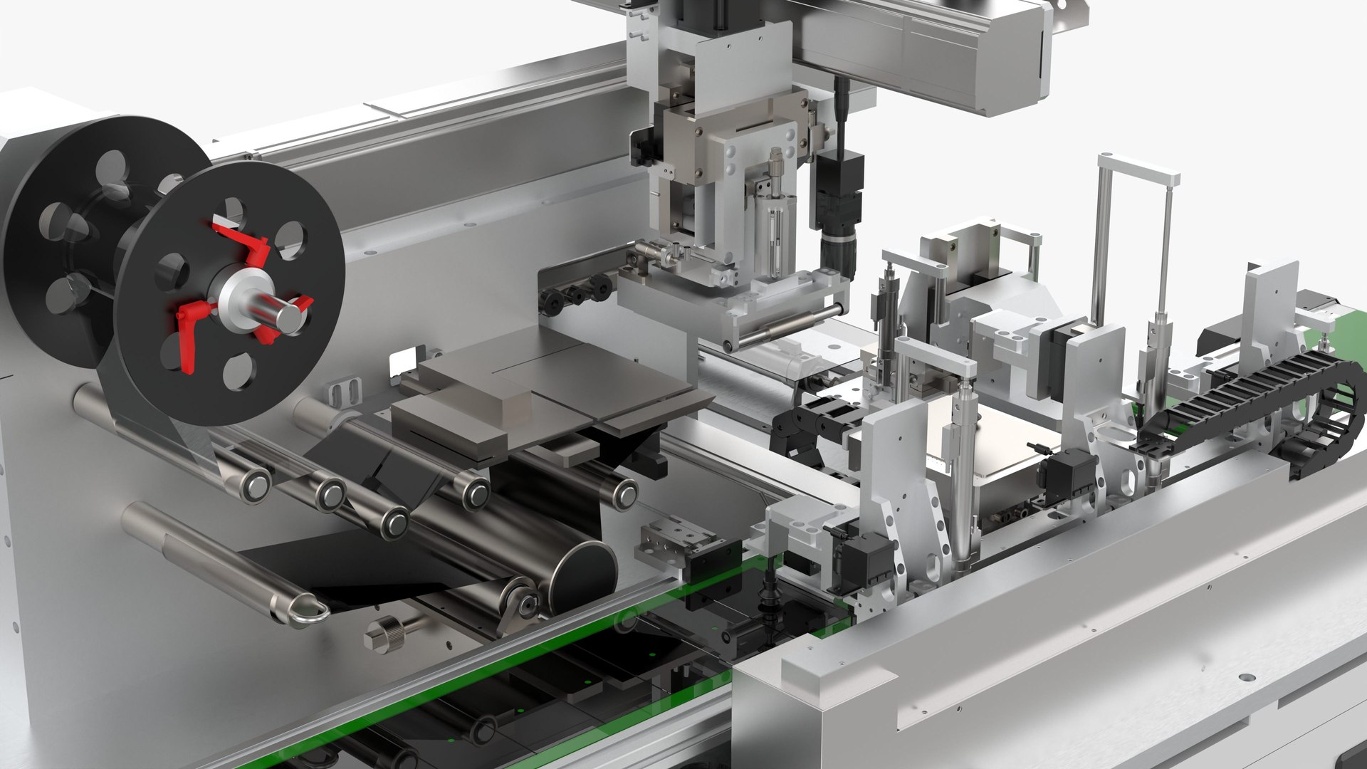 Automatic Mobile Phone Screen Film Sticking Machine 3D Model ...