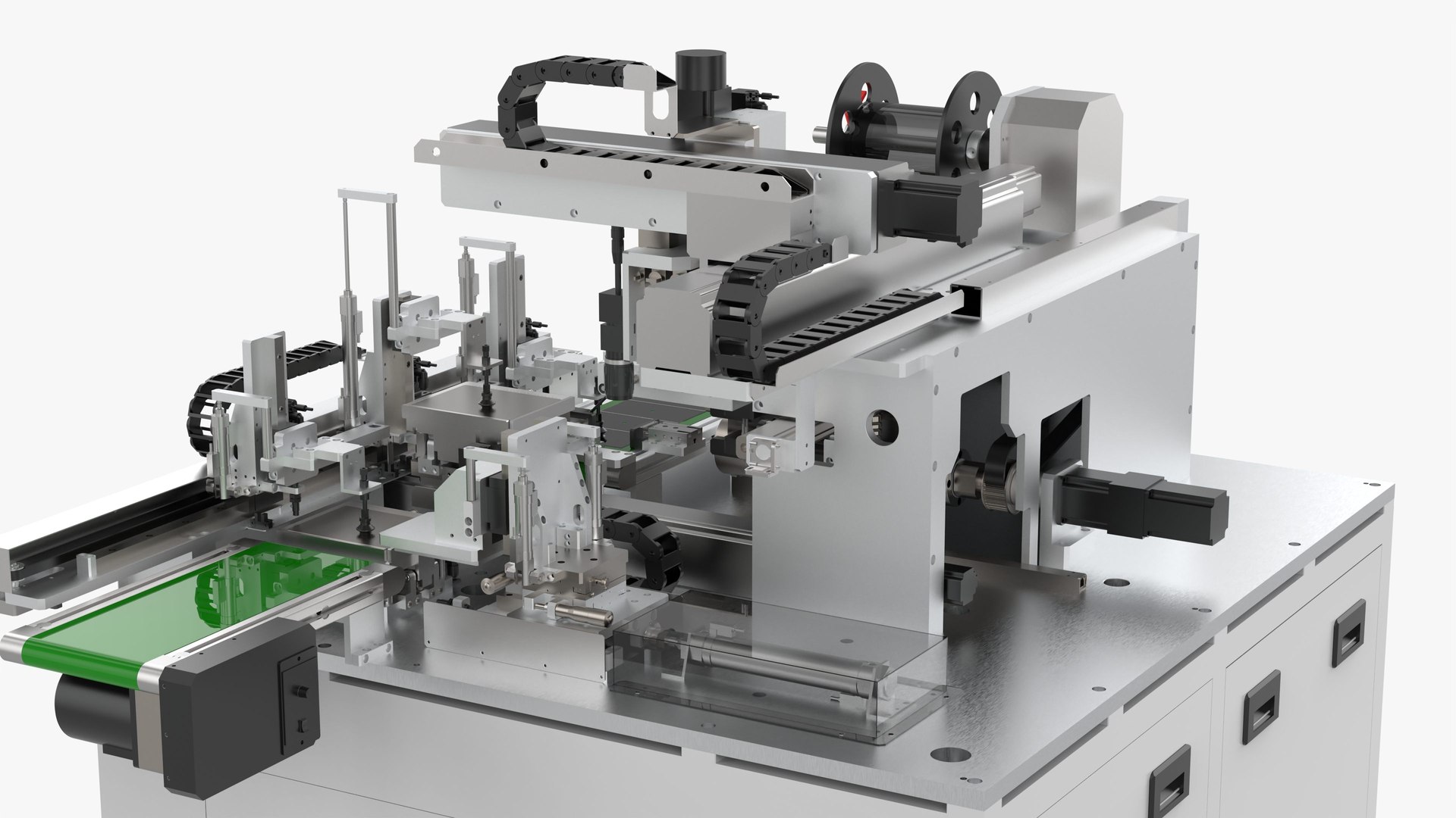 Automatic Mobile Phone Screen Film Sticking Machine 3D Model ...