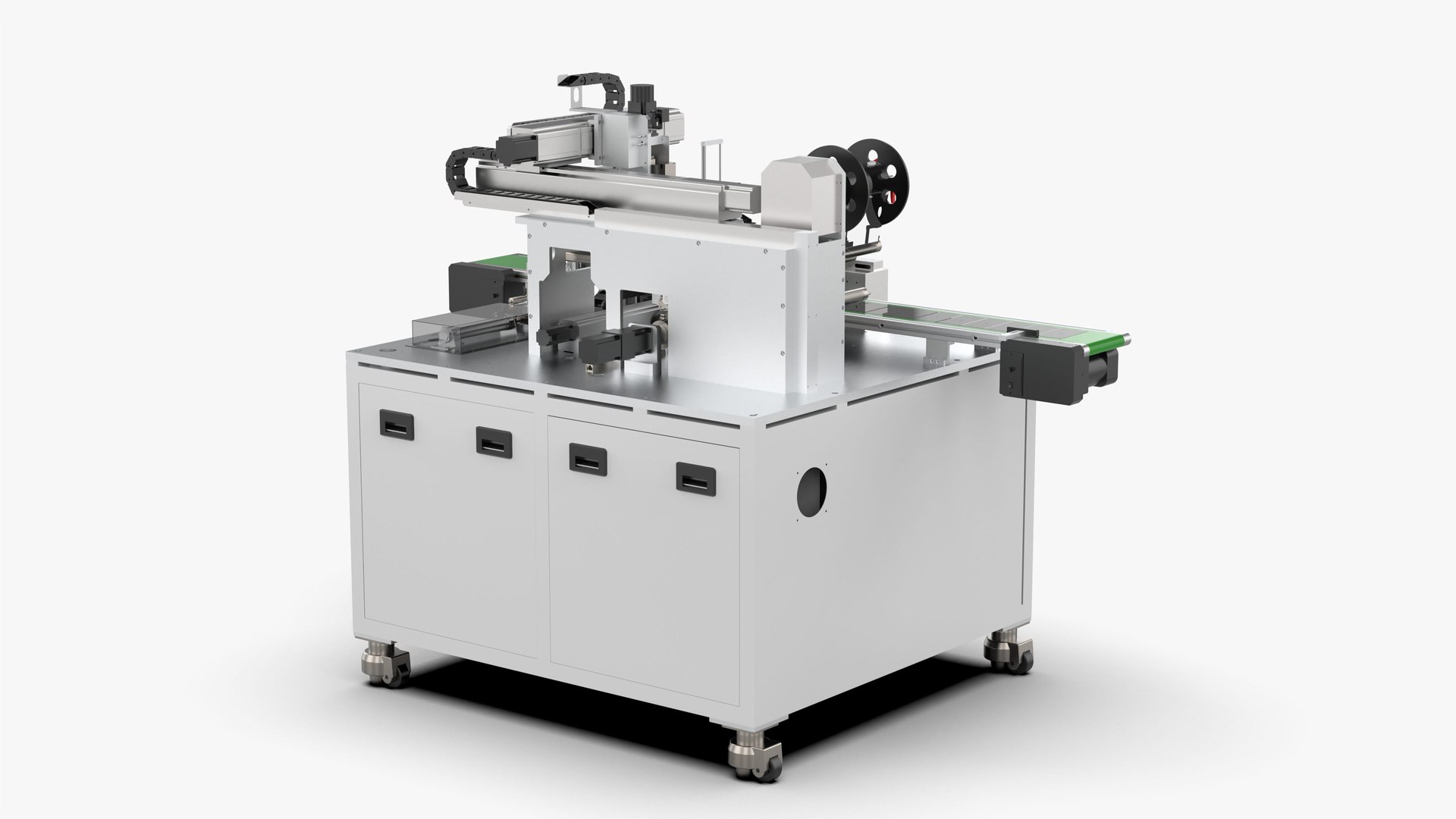 Automatic Mobile Phone Screen Film Sticking Machine 3D Model ...
