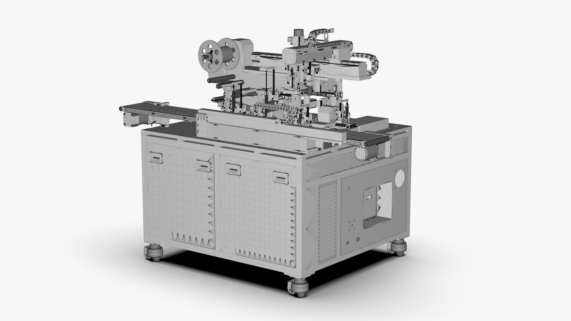 Automatic Mobile Phone Screen Film Sticking Machine 3D Model ...