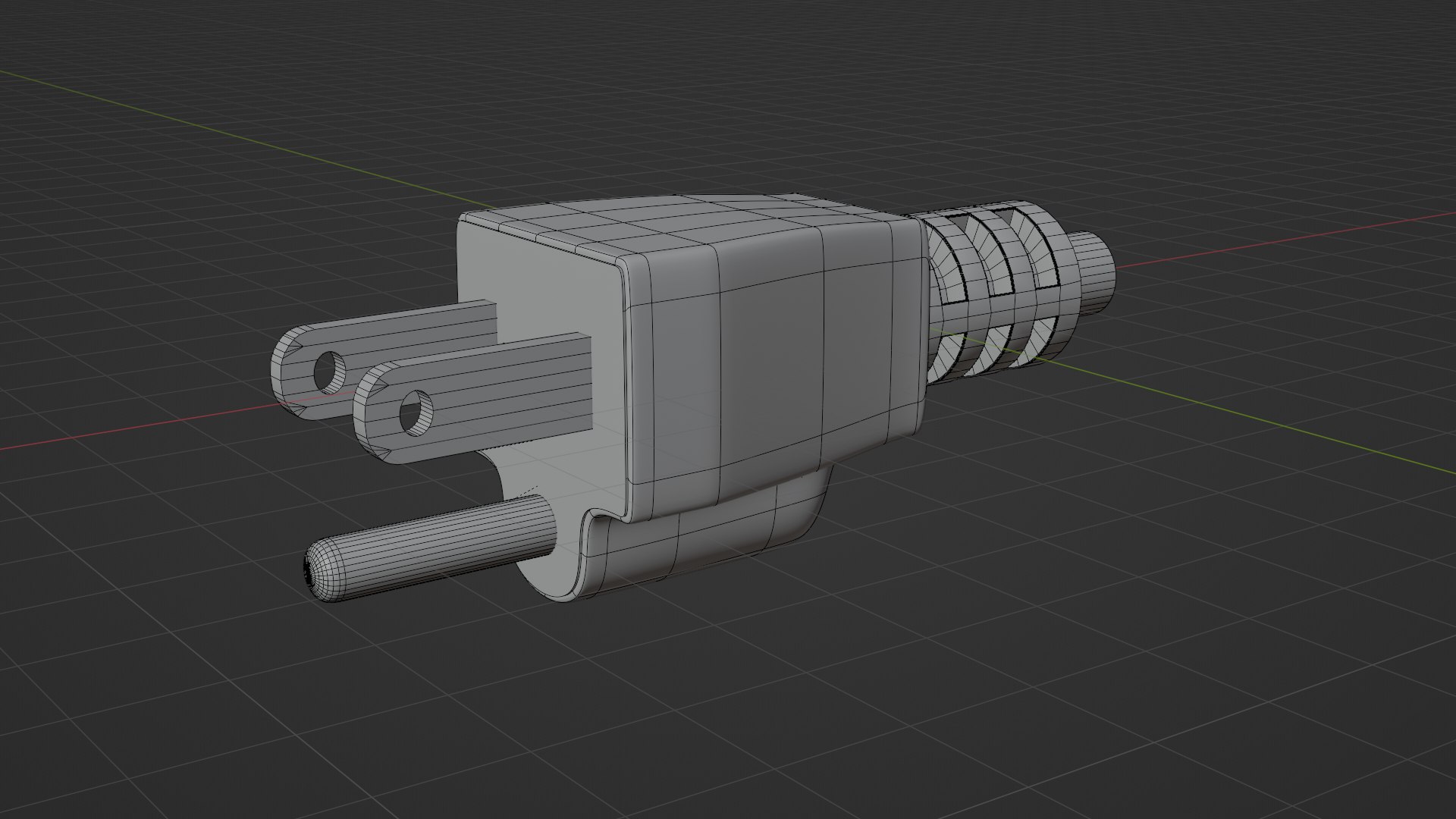 Free 3D Standard 3 Prong Plug American Model - TurboSquid 2179567
