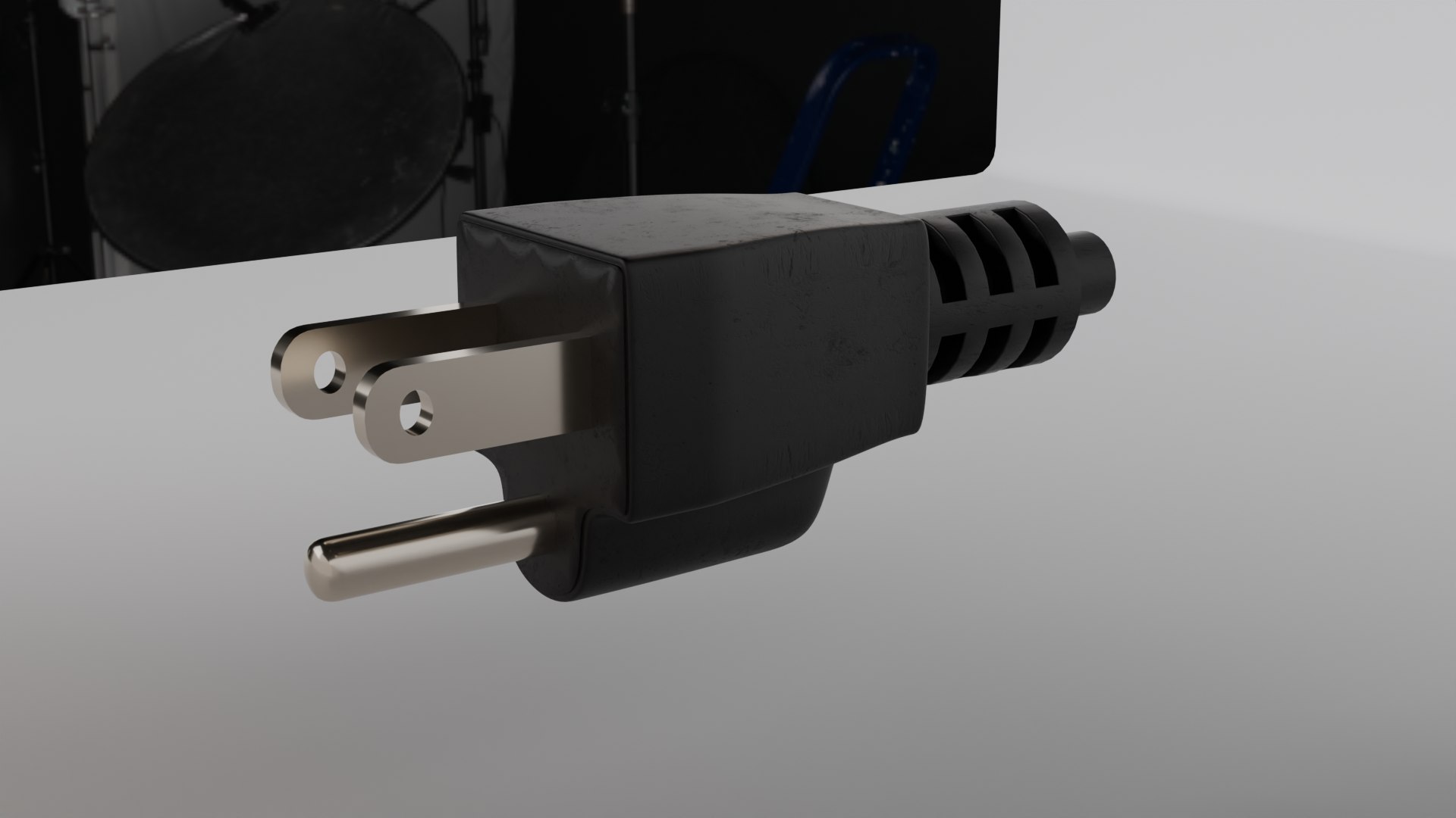 Free 3D Standard 3 Prong Plug American Model - TurboSquid 2179567