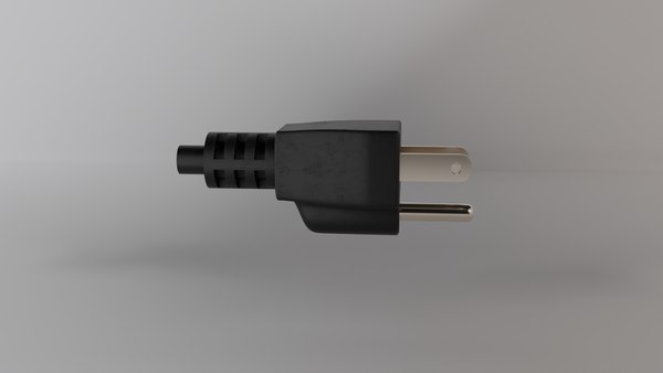 modelo 3d Enchufe estándar americano de 3 clavijas gratis - TurboSquid ...