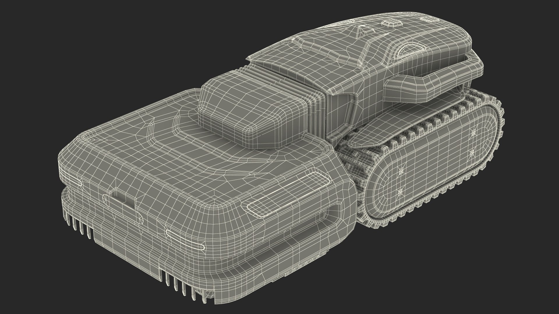 3D Model Yarbo Lawn Mower M1 Rigged For Maya - TurboSquid 2191816