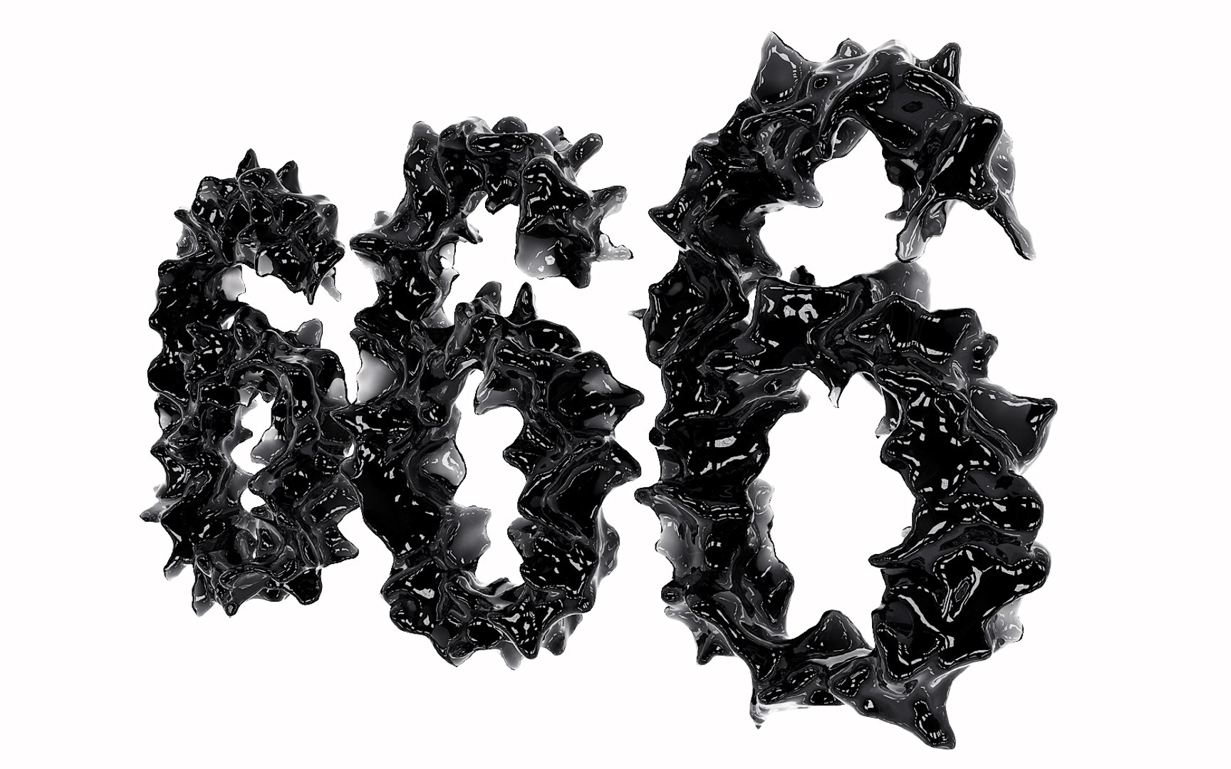 3D 666 Splash Model - TurboSquid 1365770