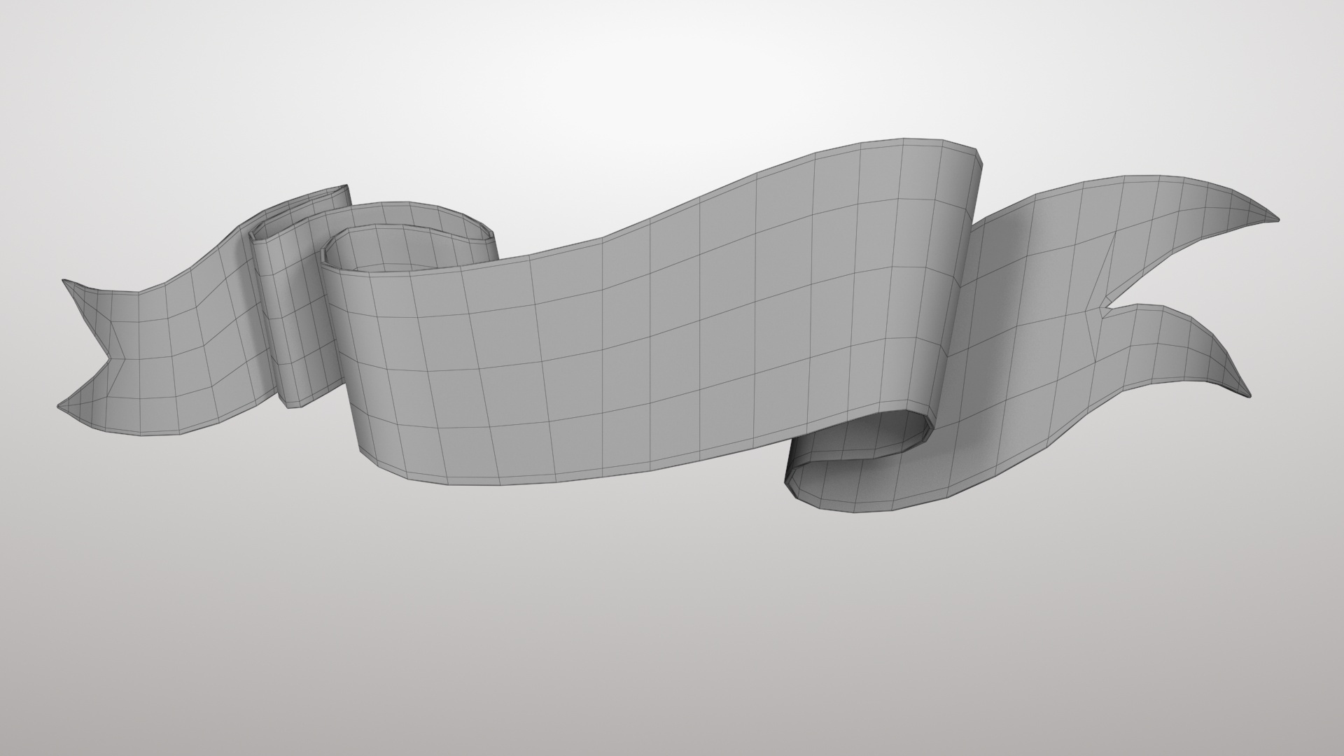 3D Ribbon Banner 07v PBR Model - TurboSquid 1974609