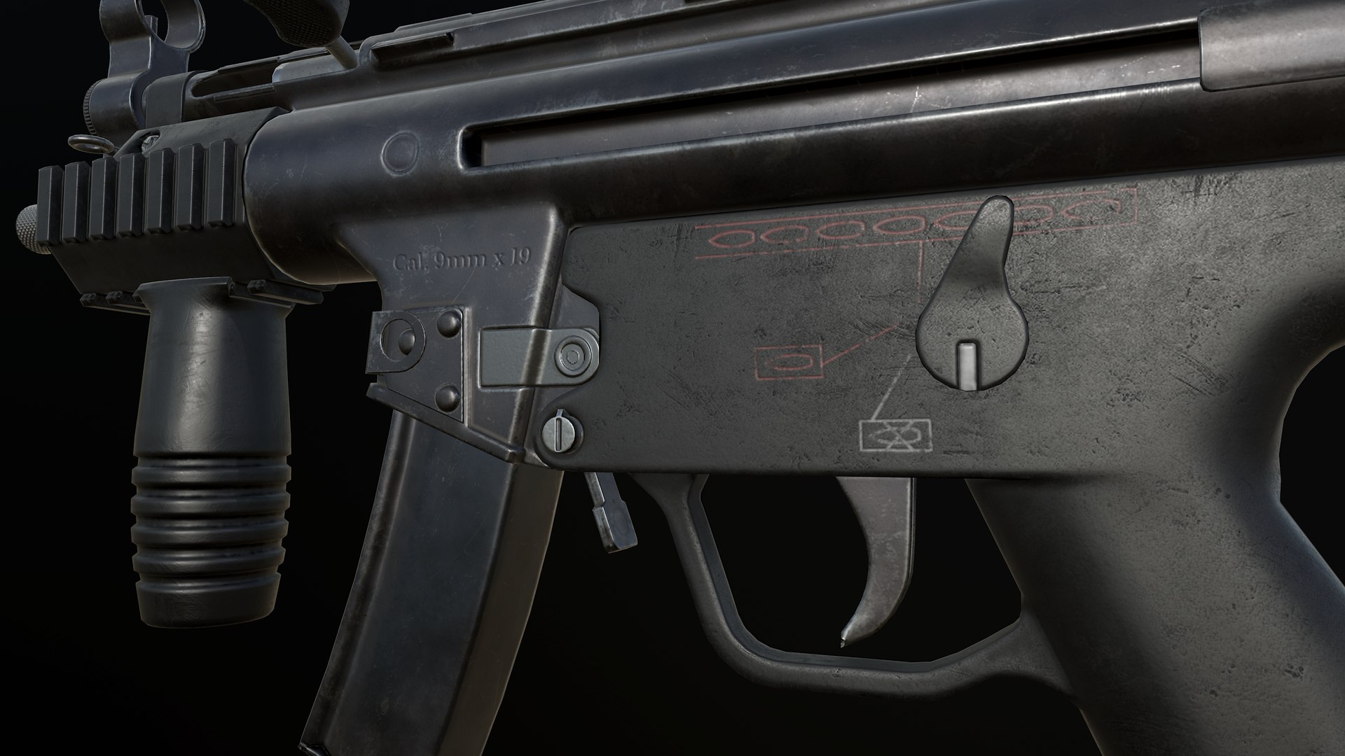 3D Mp5 Hk Smg Model - TurboSquid 1370480