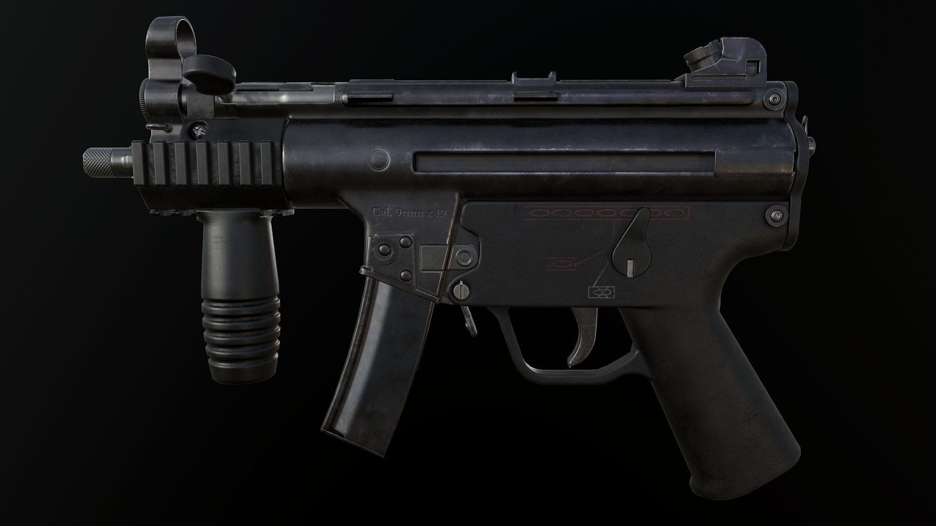 3D Mp5 Hk Smg Model - TurboSquid 1370480