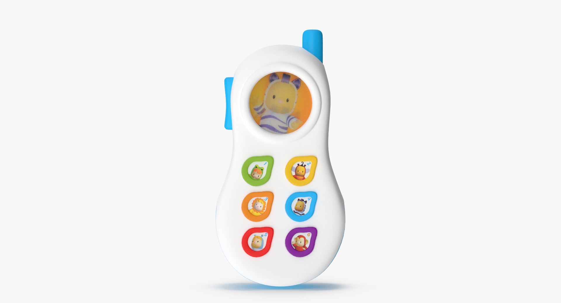 Toy Phone Smoby Cotoons 3D - TurboSquid 1292439