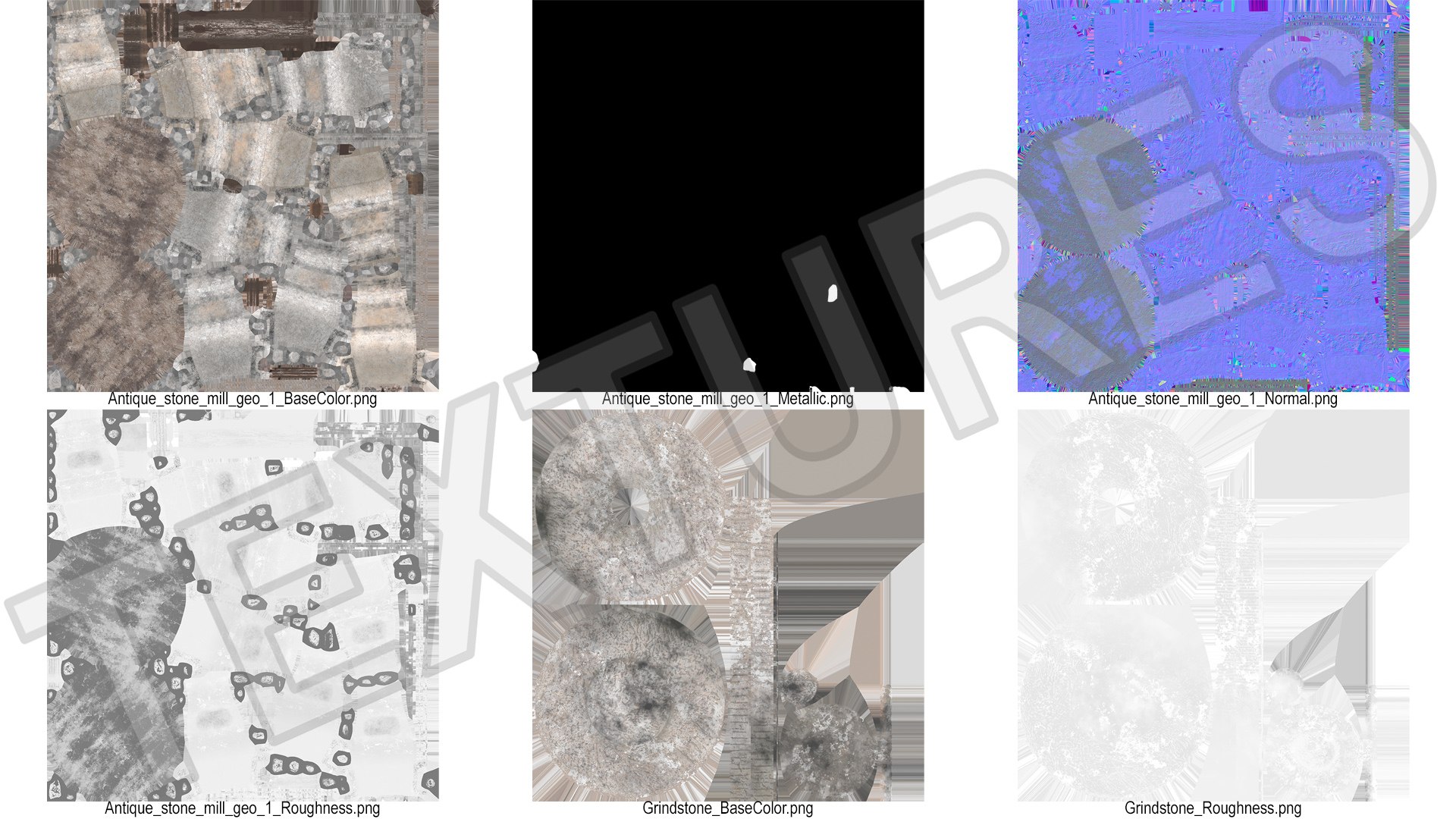 Historical Stone Mill Gray 3D Model - TurboSquid 2325217