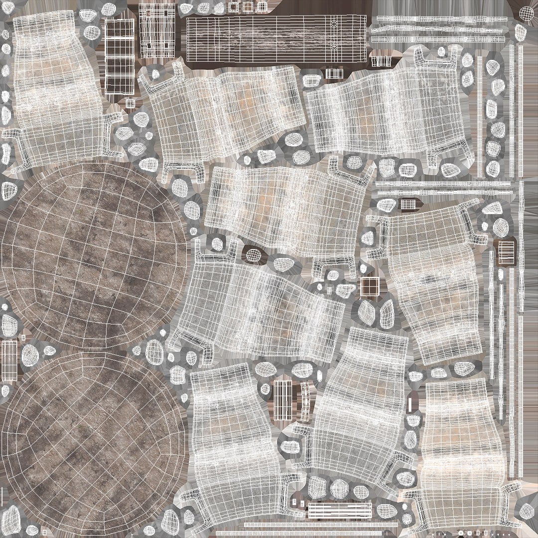 Historical Stone Mill Gray 3D Model - TurboSquid 2325217