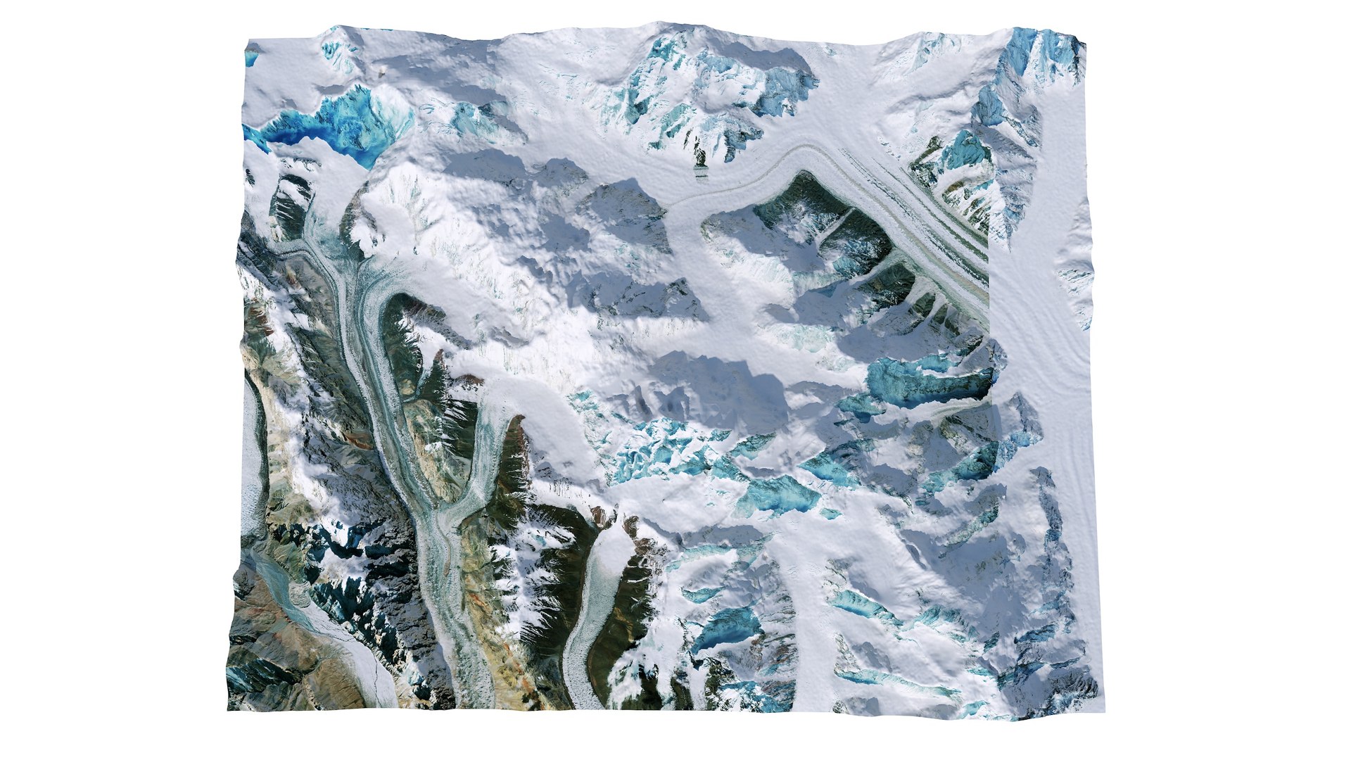 Gasherbrum Mountain Range Pakistan China 3D model - TurboSquid 2061684