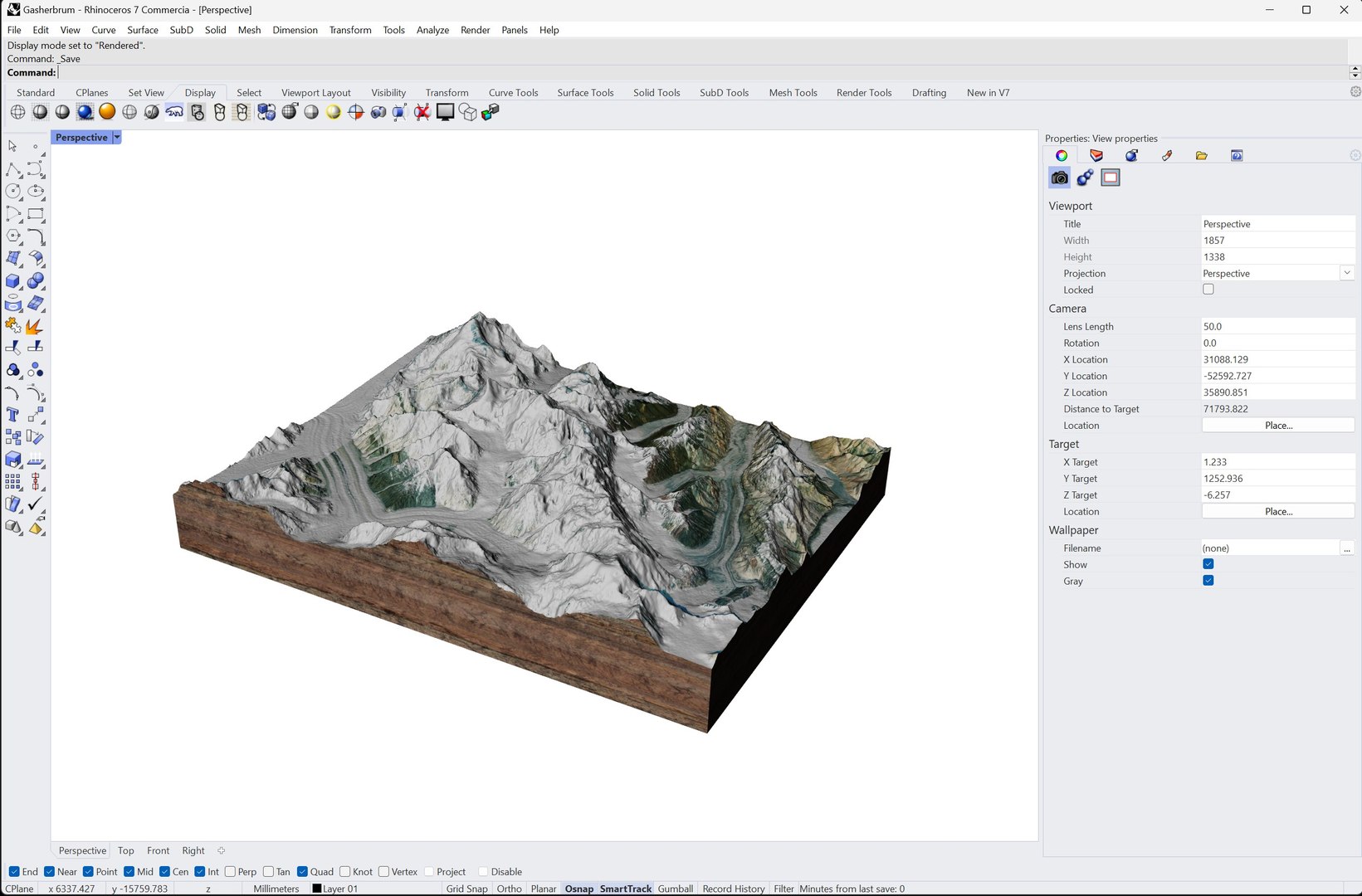Gasherbrum Mountain Range Pakistan China 3D model - TurboSquid 2061684