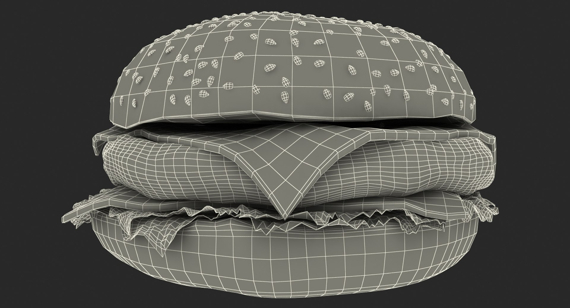 3D Cheeseburger Burger Cheese - TurboSquid 1163319