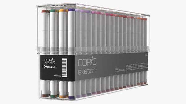 3D Sketch Marker 72 Pack - TurboSquid 1864959