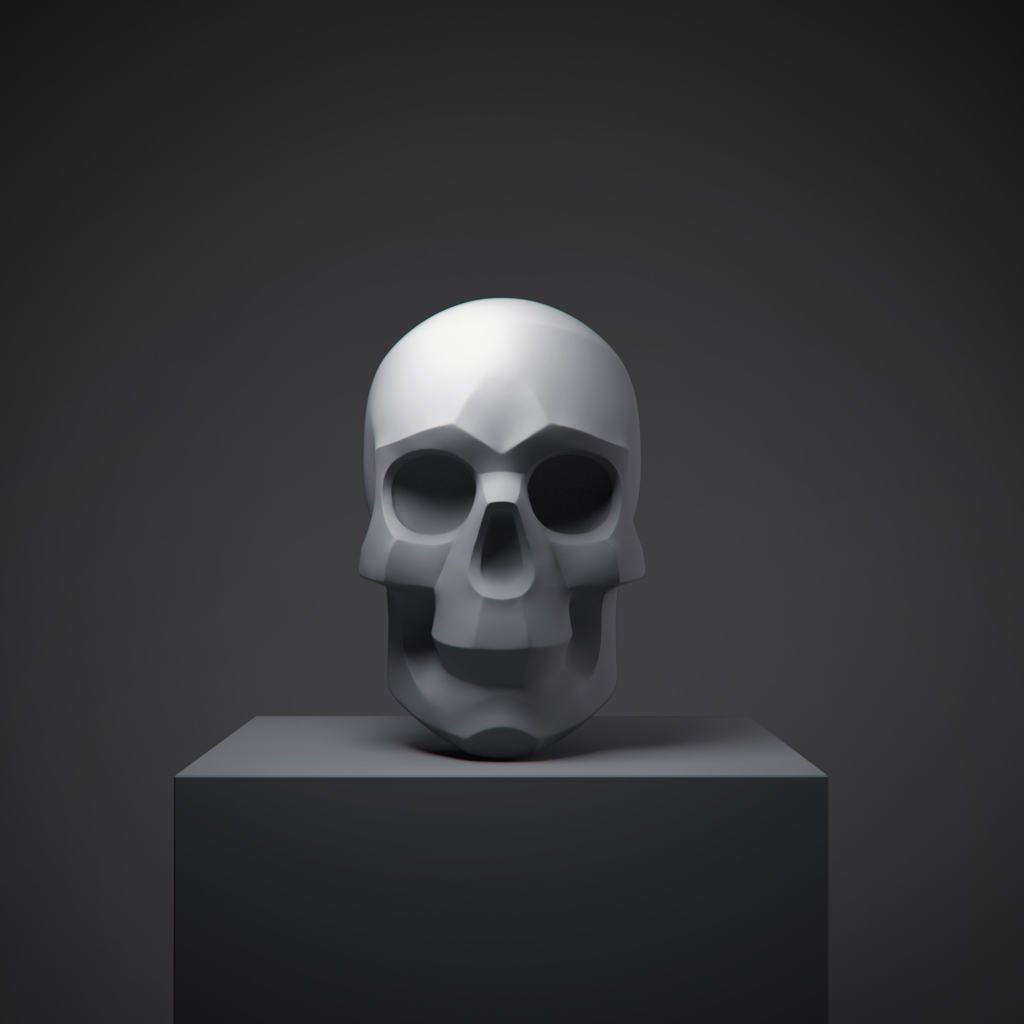 Stylized skull 3D - TurboSquid 1313733