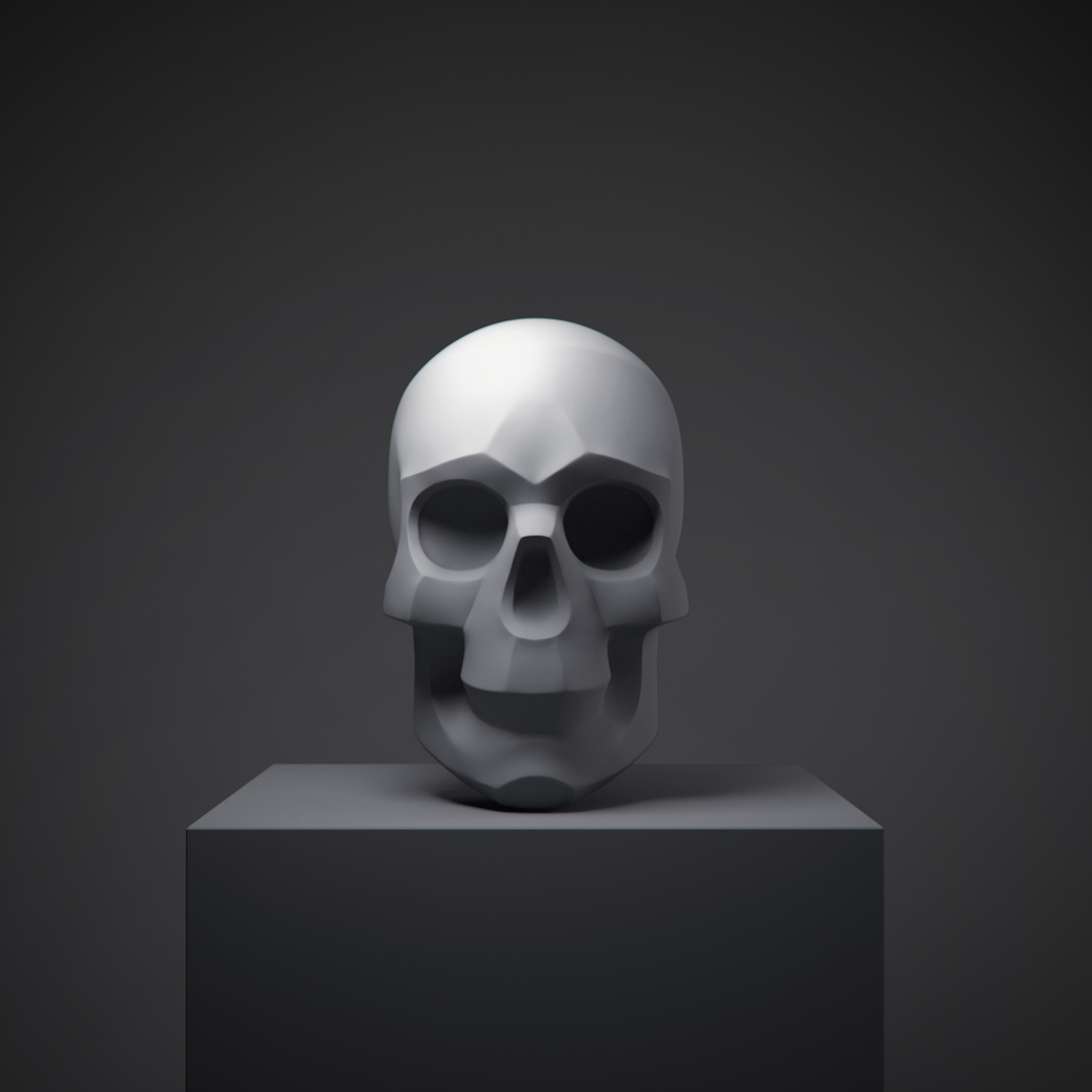 Stylized skull 3D - TurboSquid 1313733