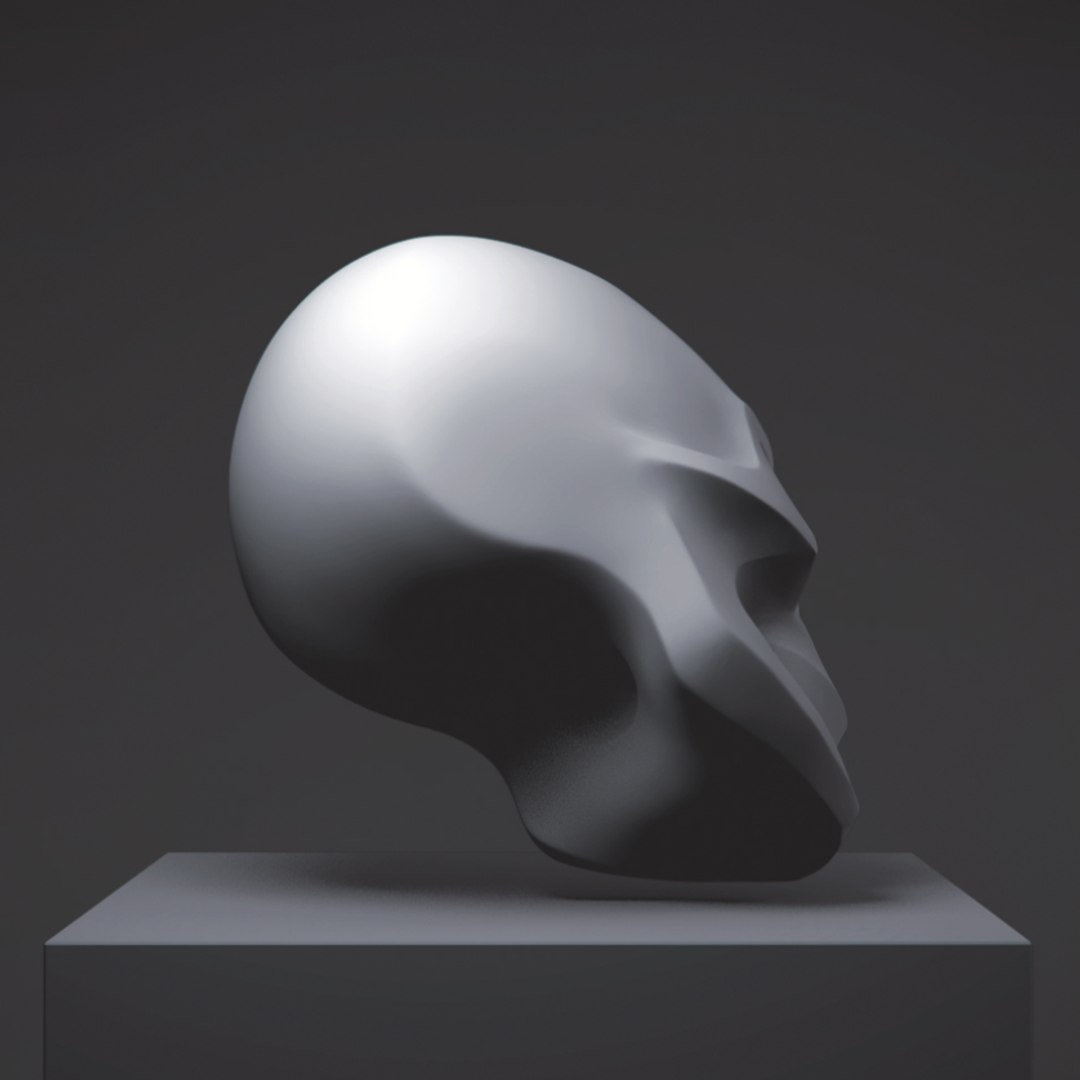 Stylized Skull 3D - TurboSquid 1313733