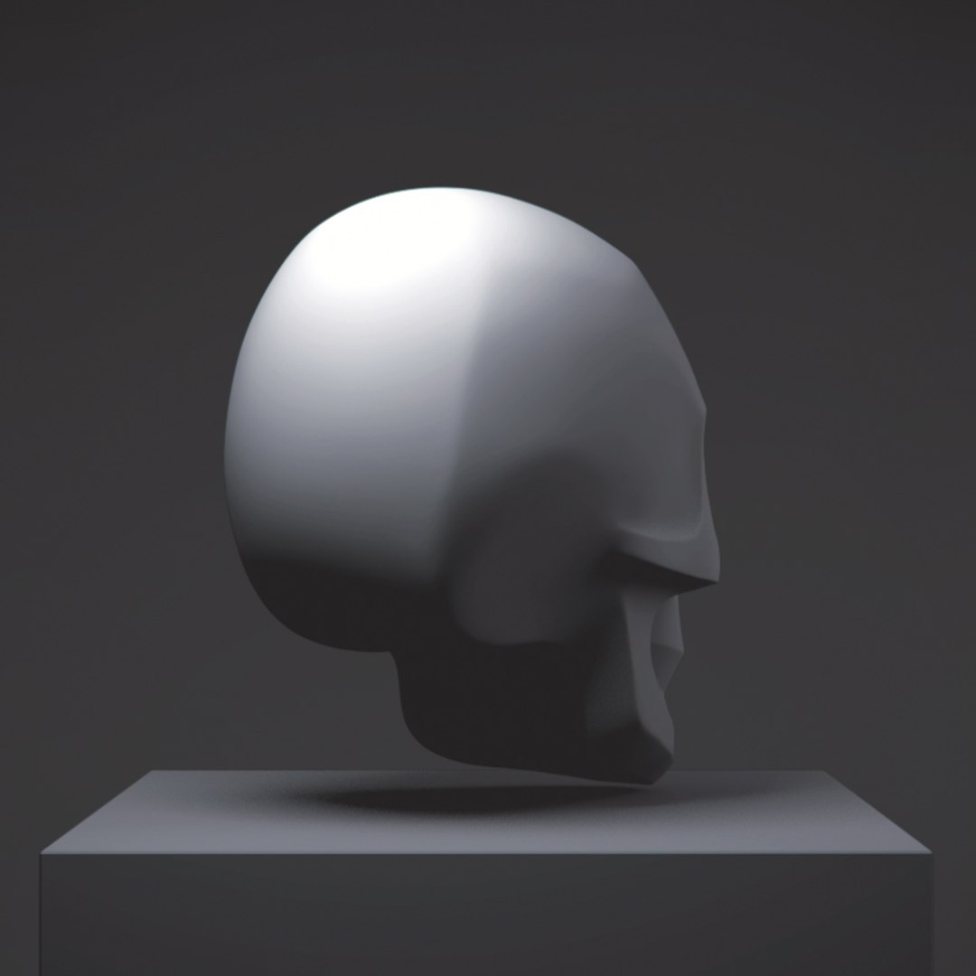 Stylized Skull 3D - TurboSquid 1313733