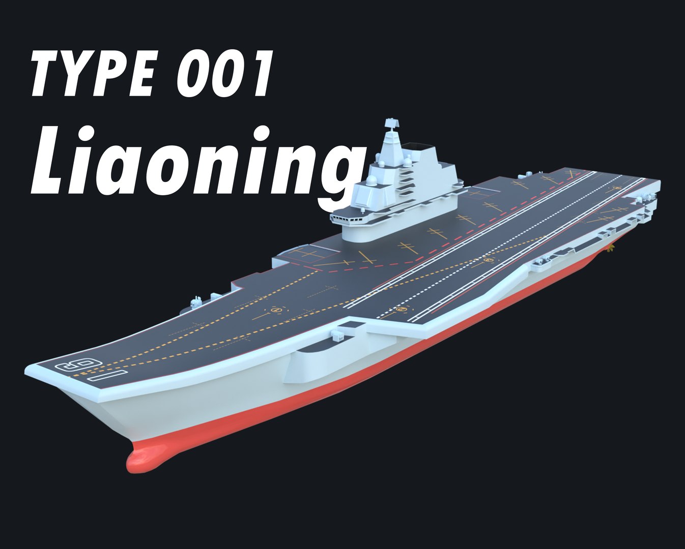 Type 001 Chinese Aircraft Carrier Liaoning Low Poly 3d Model 3d Model 3d Turbosquid 1990256