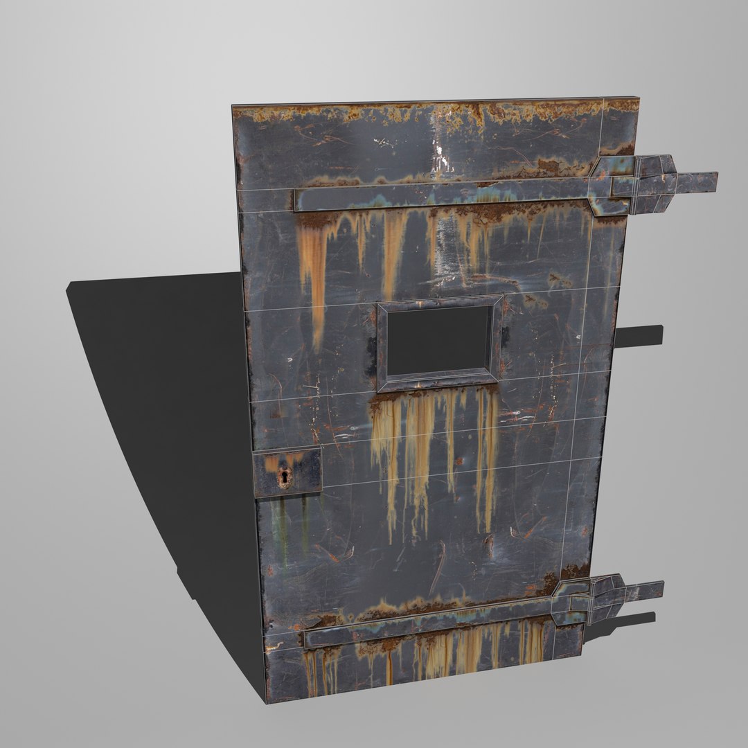 3D Metal Door Model - TurboSquid 1706087