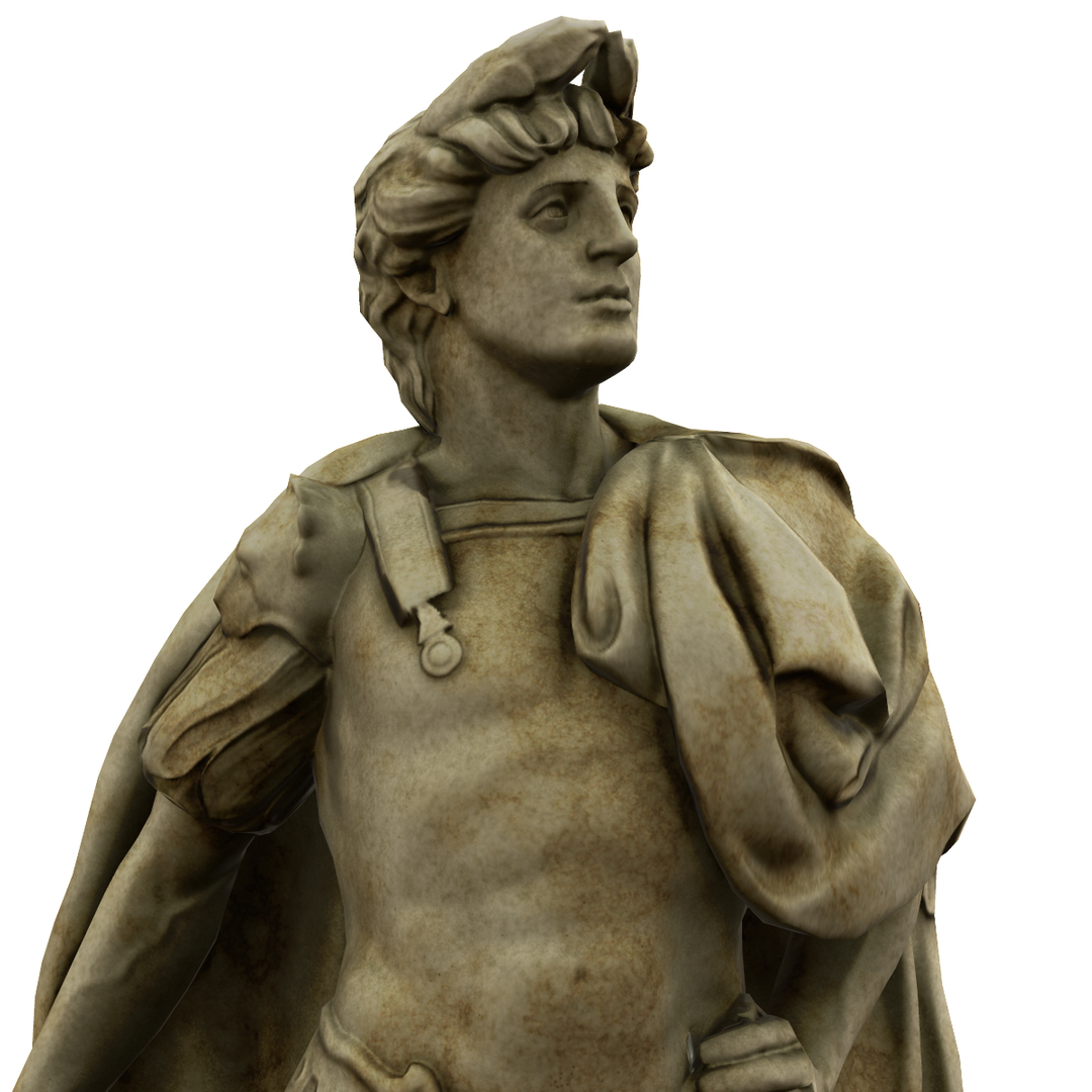 3d Statue Alexander Great