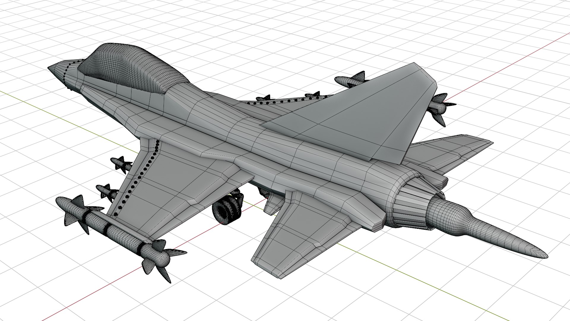 3D FIGHTER JET - TurboSquid 2366125