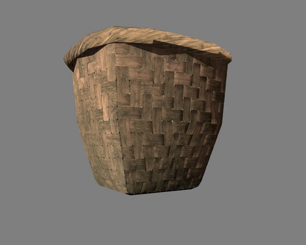 Weave basket pot PBR model - TurboSquid 1816088