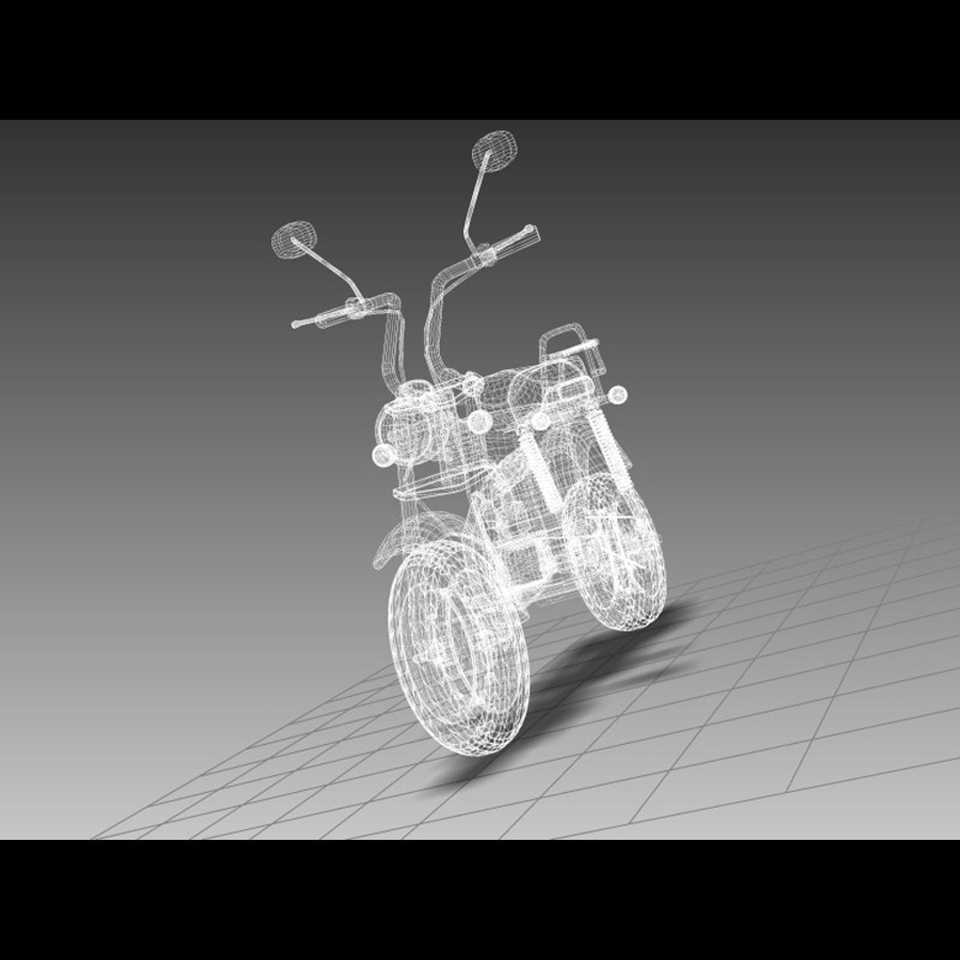 3d Model 1969 Honda Dax Minibike