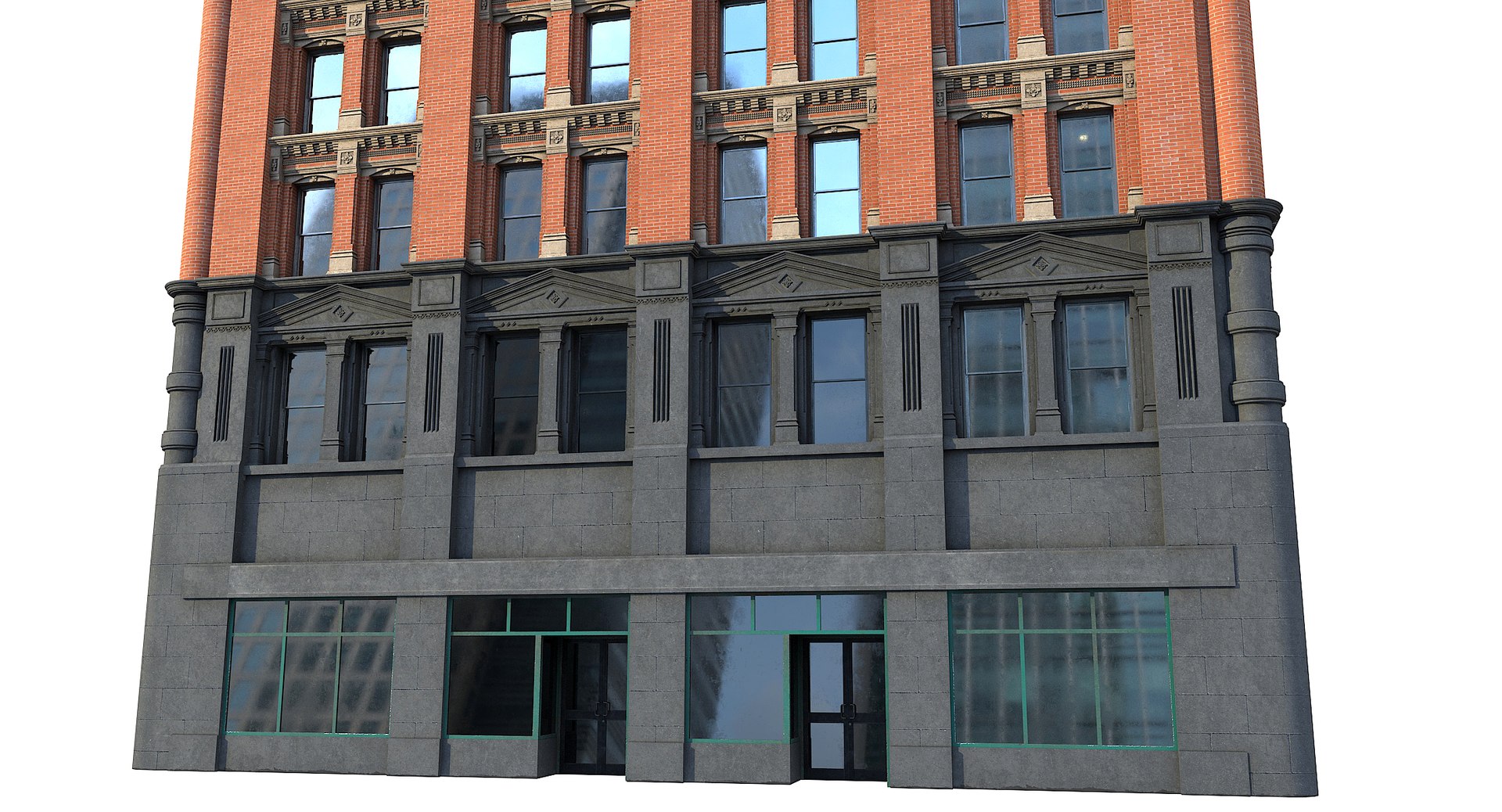 3D 21 Modules Building P - TurboSquid 1992501