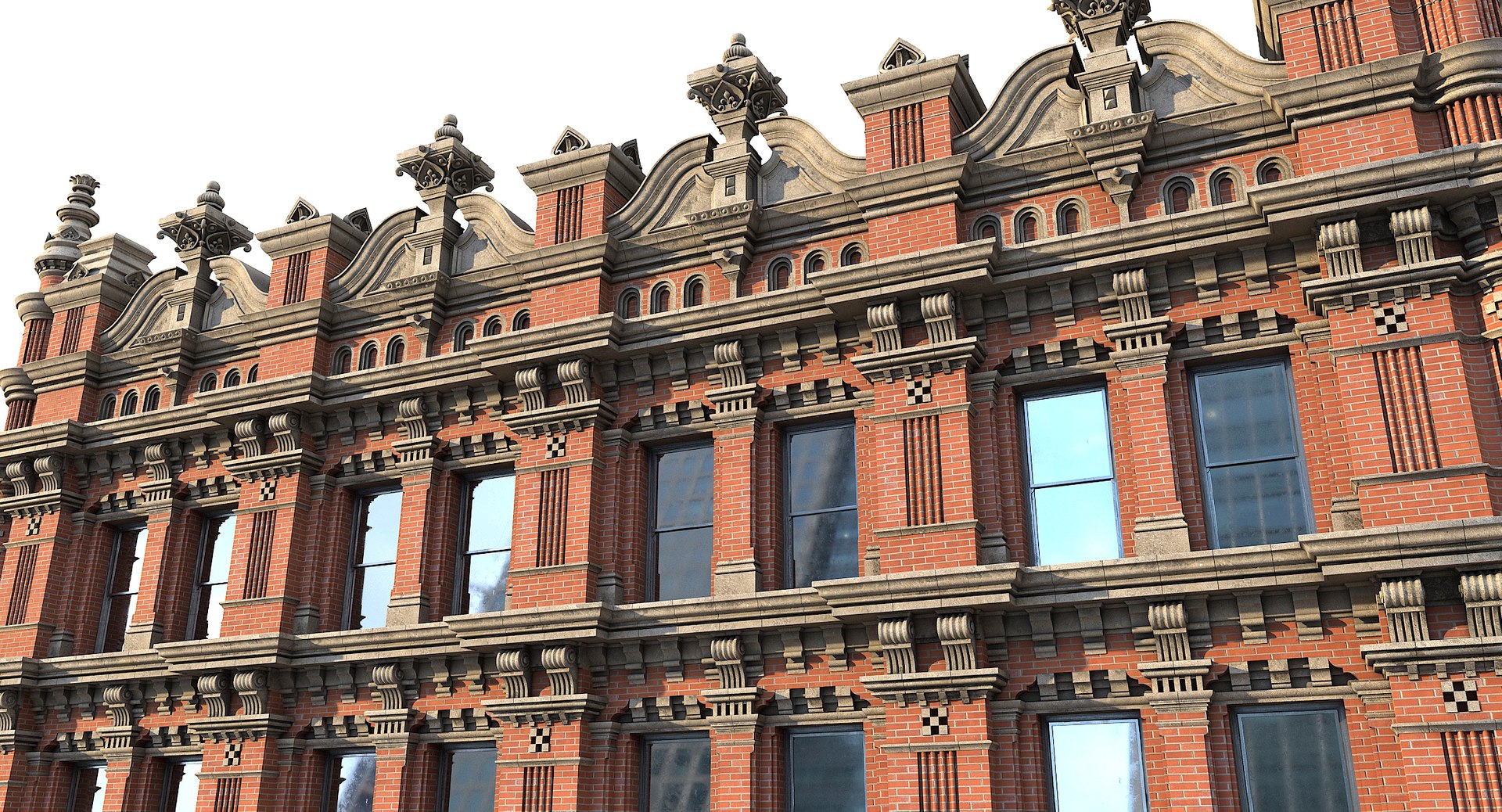 3D 21 Modules Building P - TurboSquid 1992501