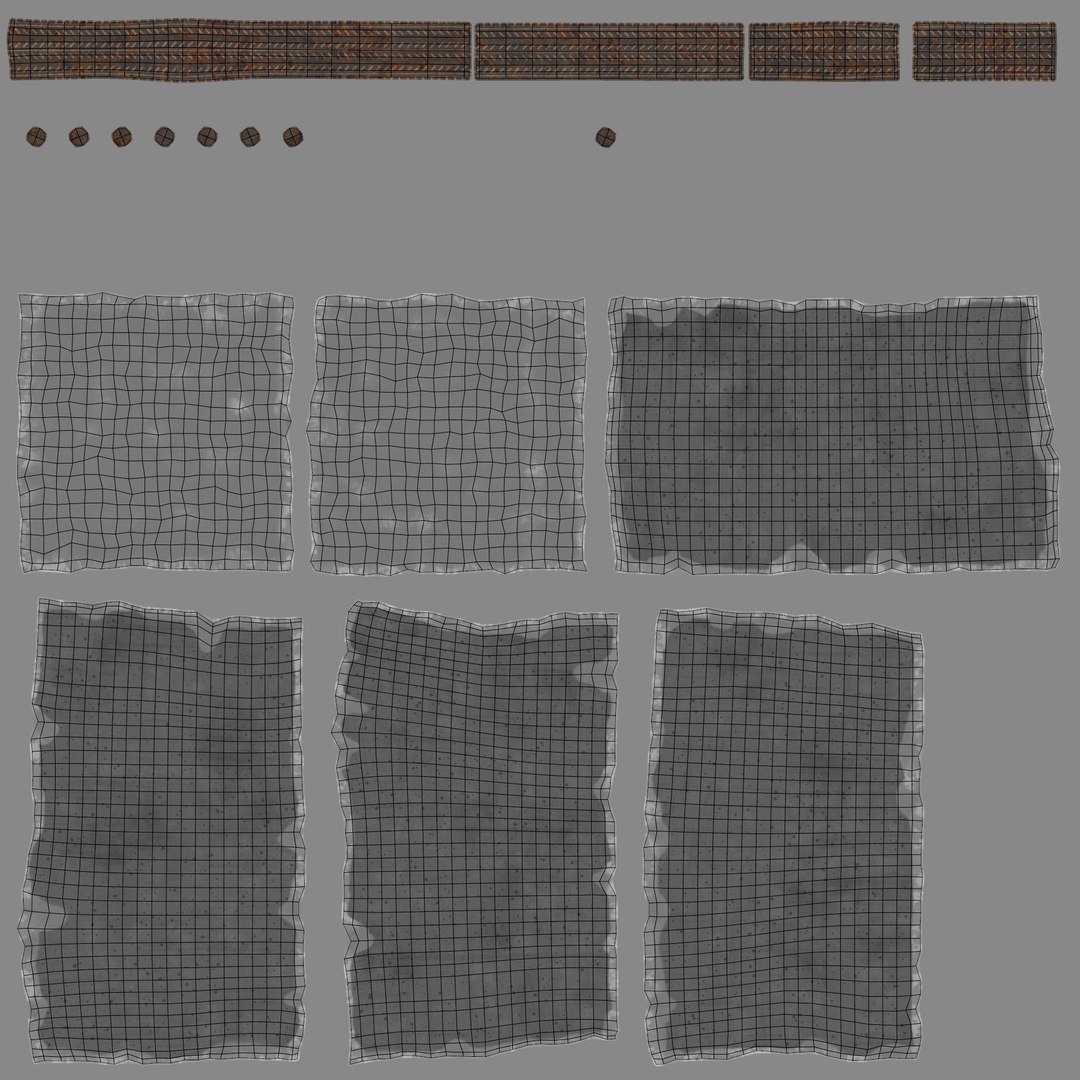 3D Model Concrete Debris Set - TurboSquid 1521881