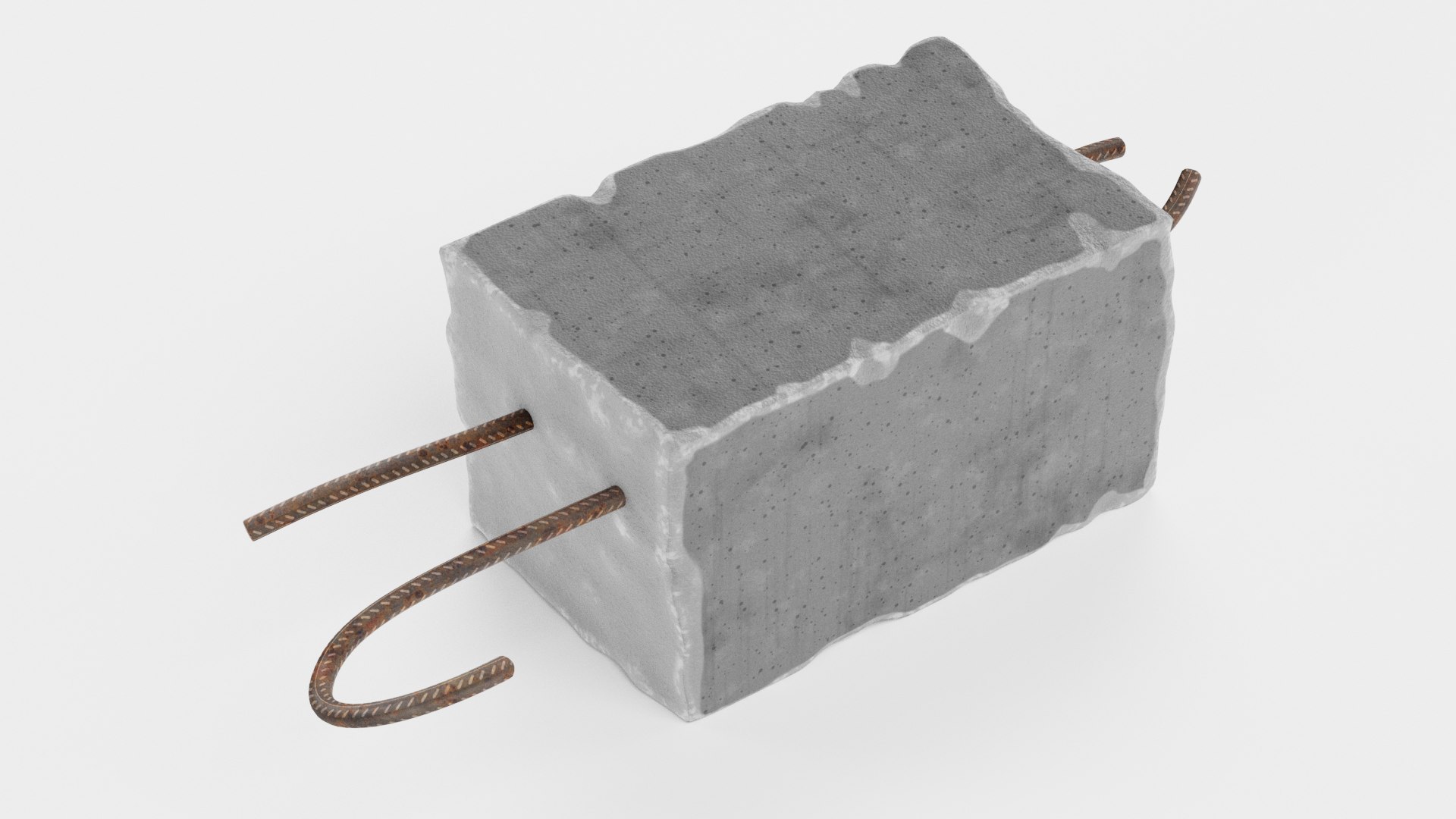 3D Model Concrete Debris Set - TurboSquid 1521881