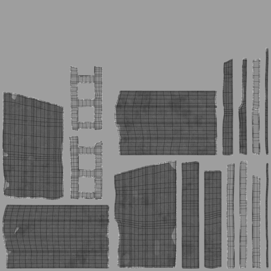 3D Model Concrete Debris Set - TurboSquid 1521881