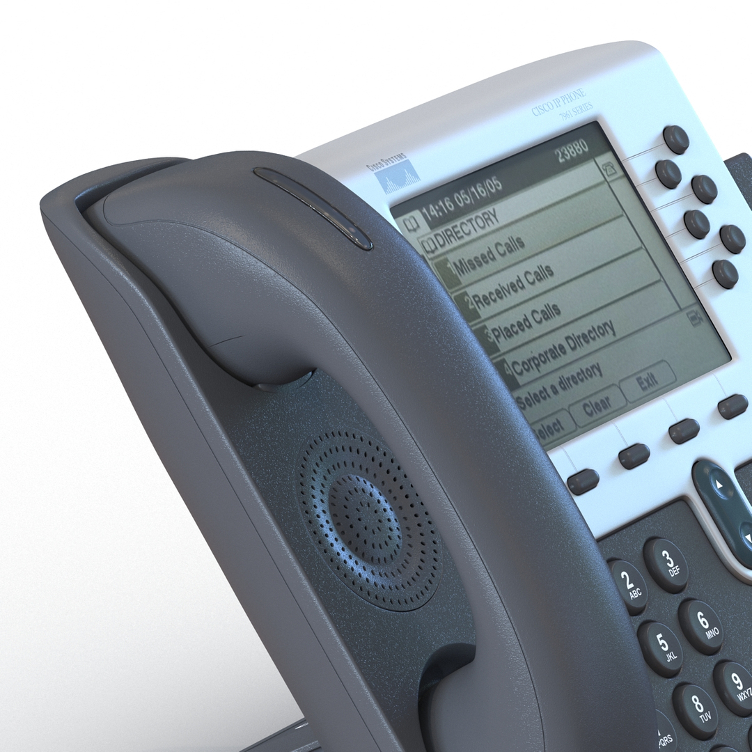 3d model cisco unified ip phone