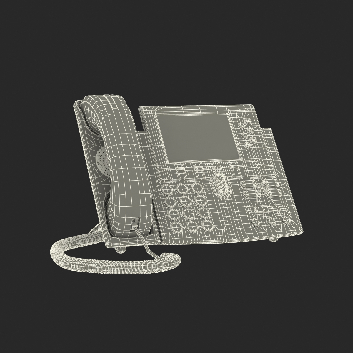 3d model cisco unified ip phone