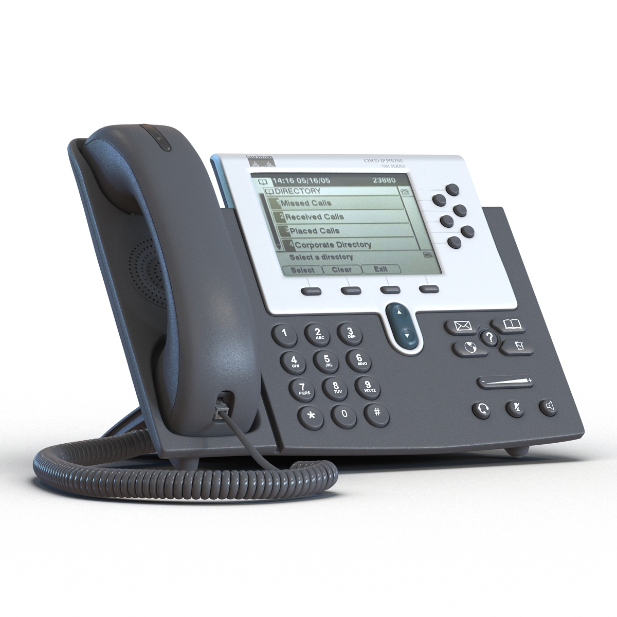 3d model cisco unified ip phone