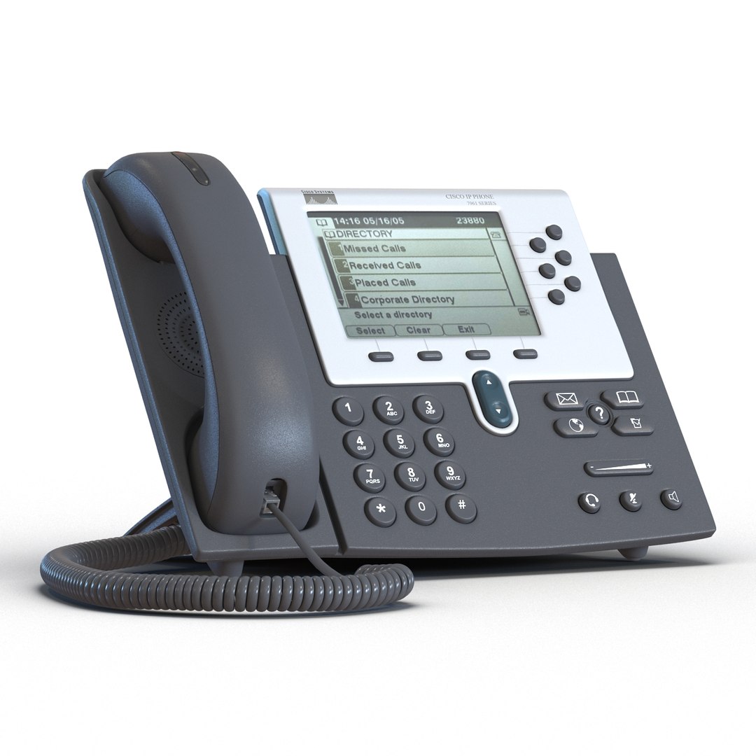 3d model cisco unified ip phone