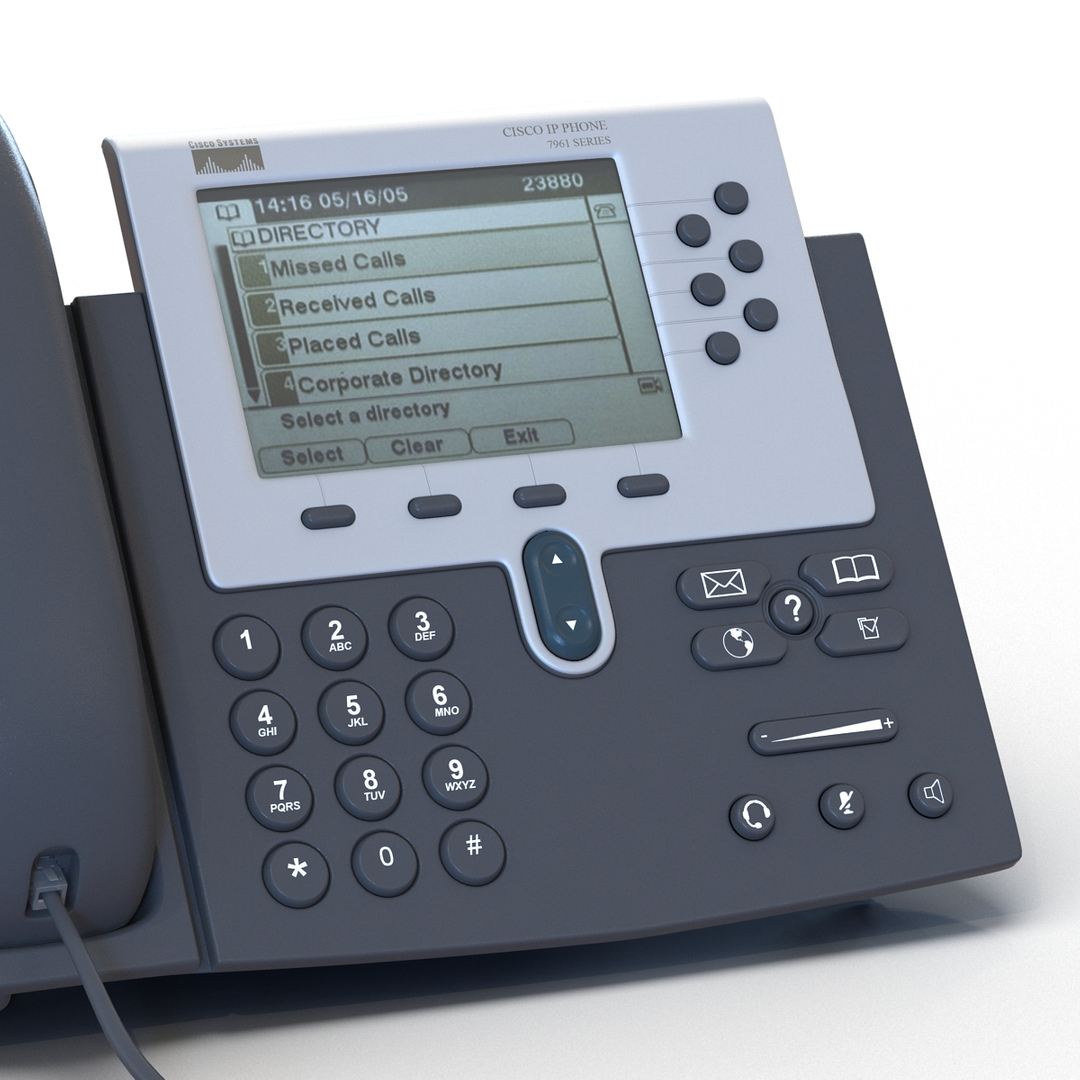 3d model cisco unified ip phone